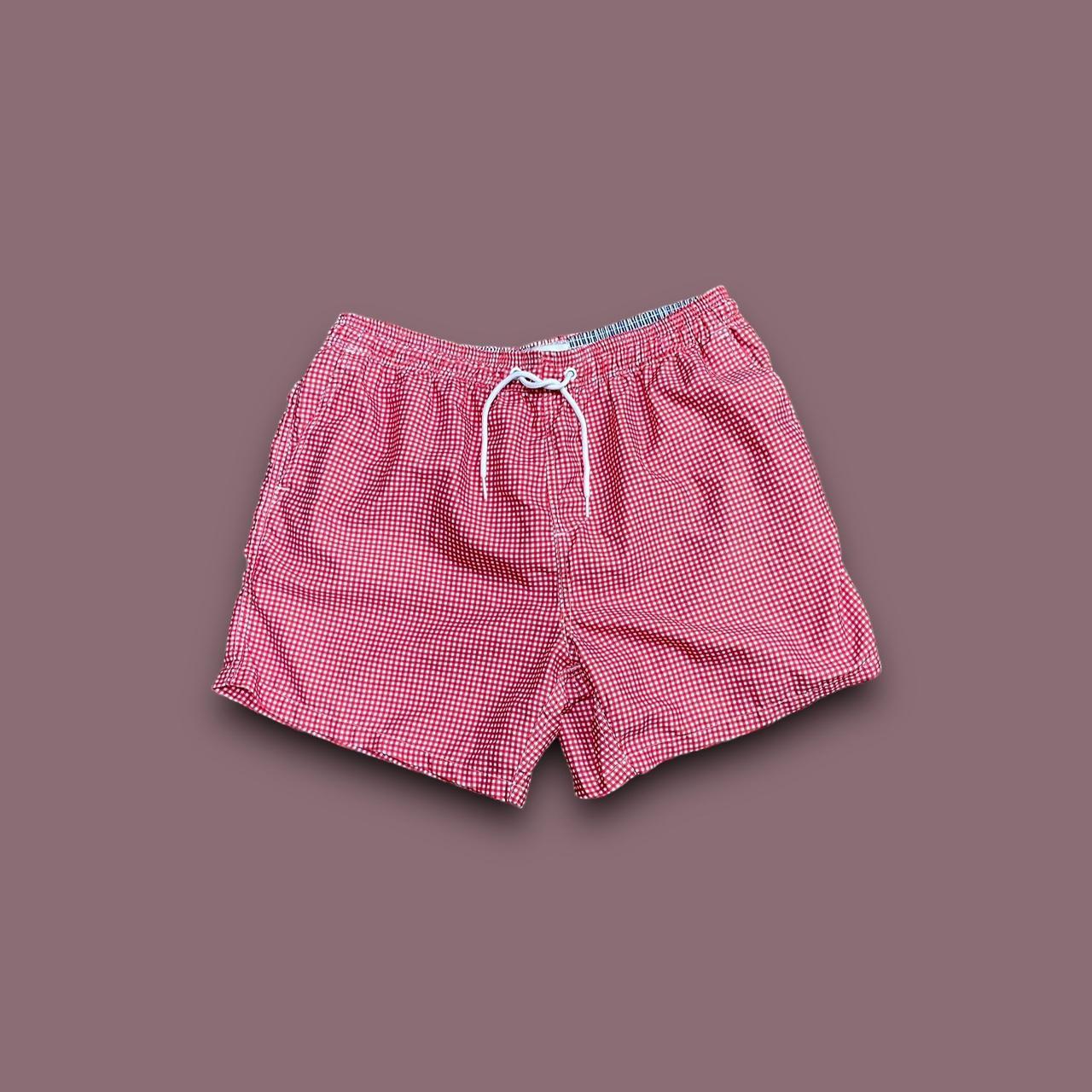 🐠 Mens Gingham Swimming Shorts 🐠 Great condition.... - Depop