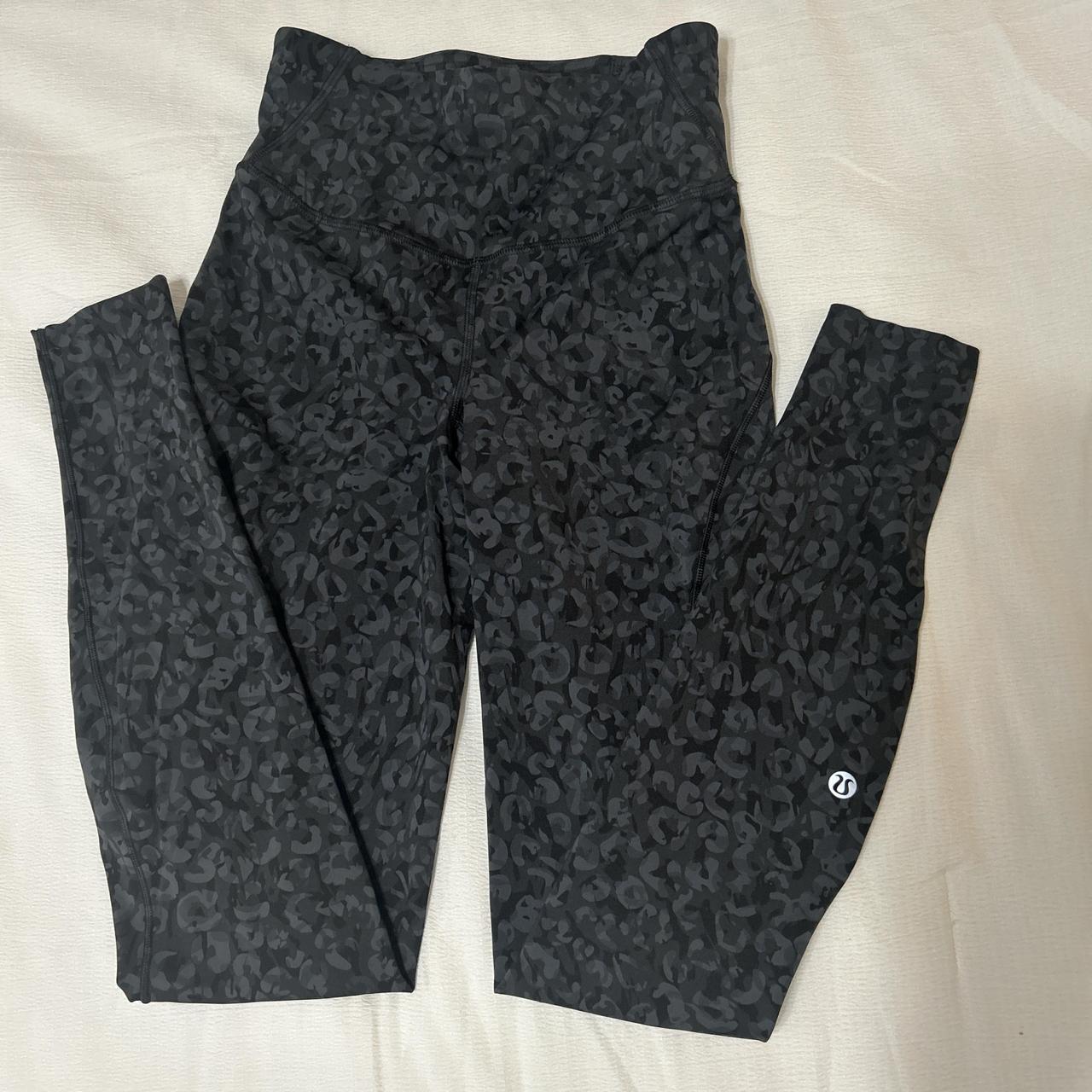 Lululemon Wunder Train 25” high-waisted leopard... - Depop