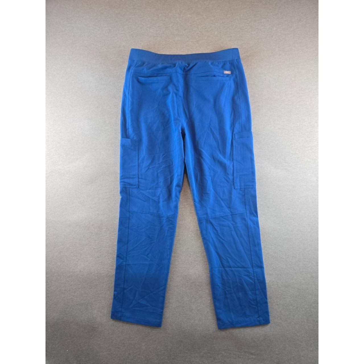 Figs Axim Cargo Scrub Pants Mens XL Royal Blue... | Depop