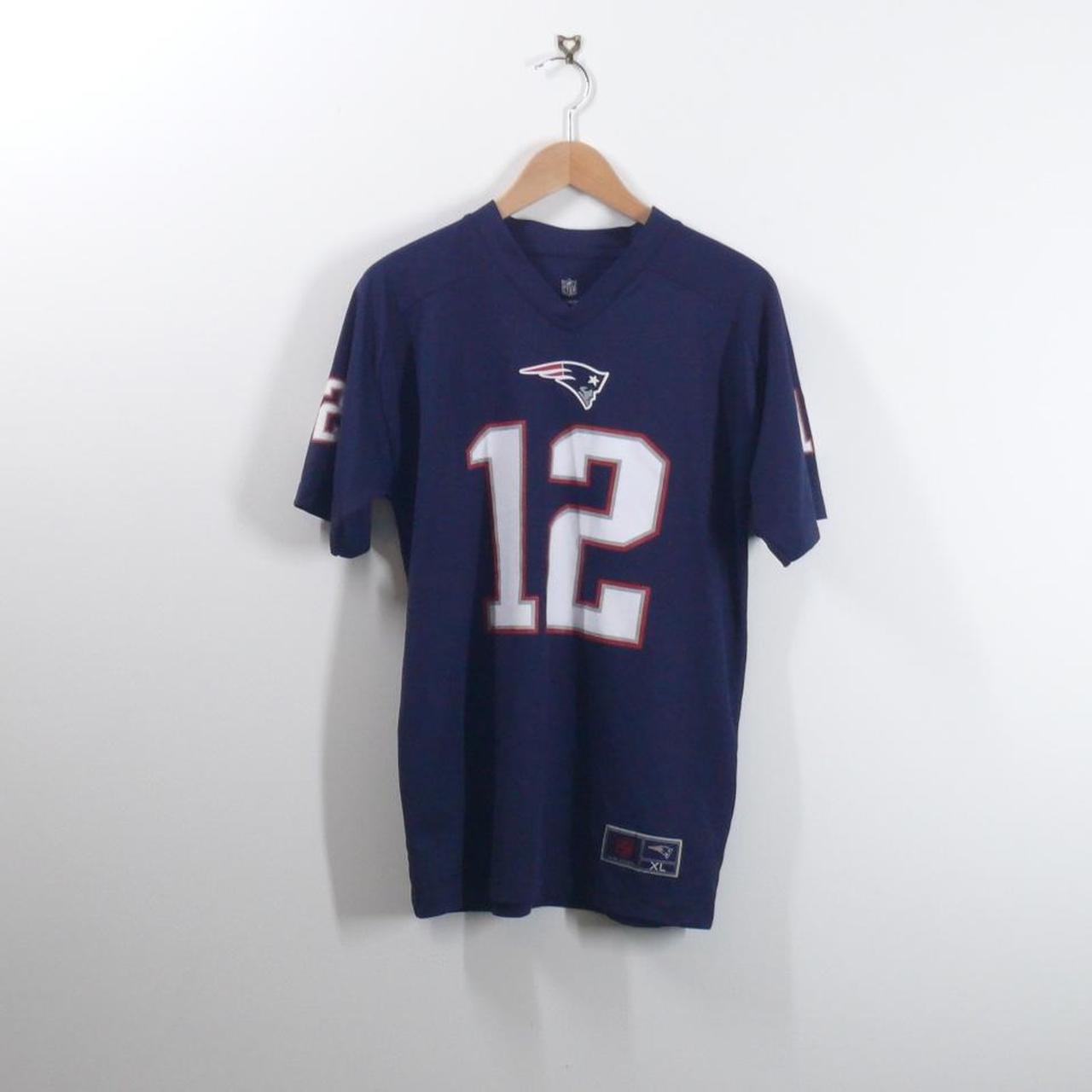 NFL New England Patriots Tom Brady 12 Jersey -... - Depop