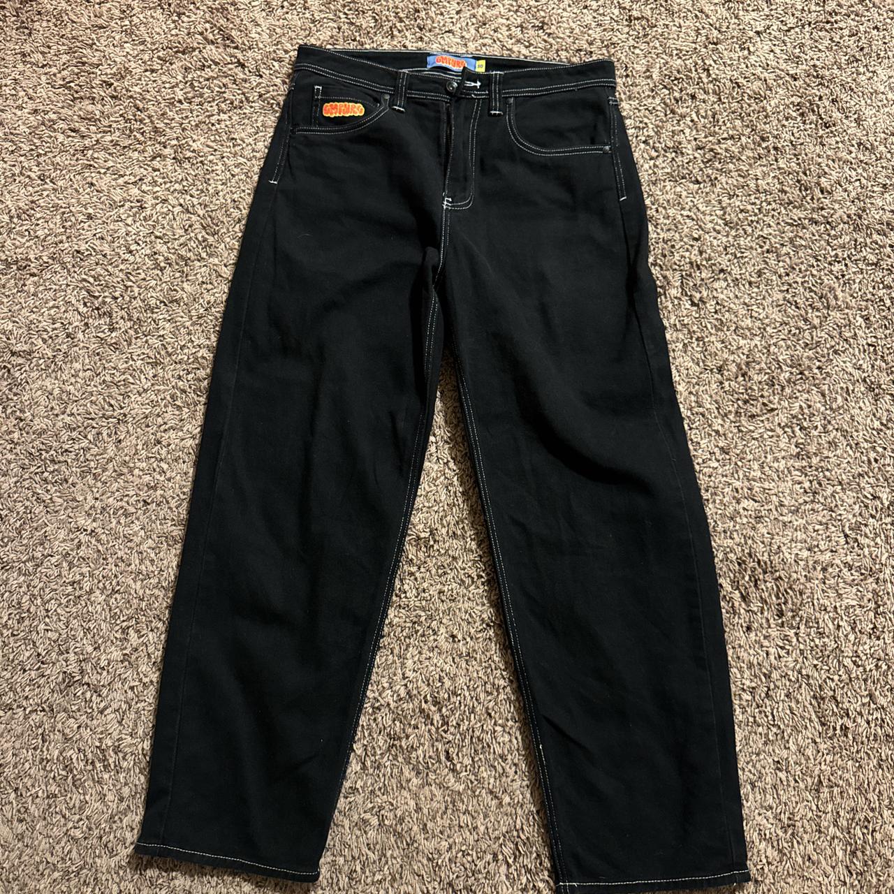 Black empire pants - Depop