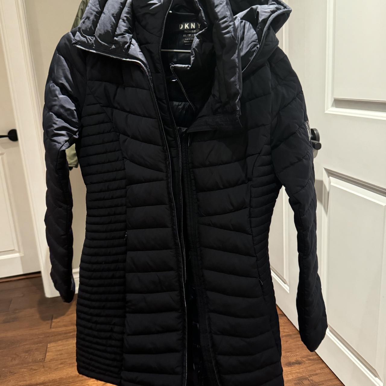 Navy long jackets - Depop