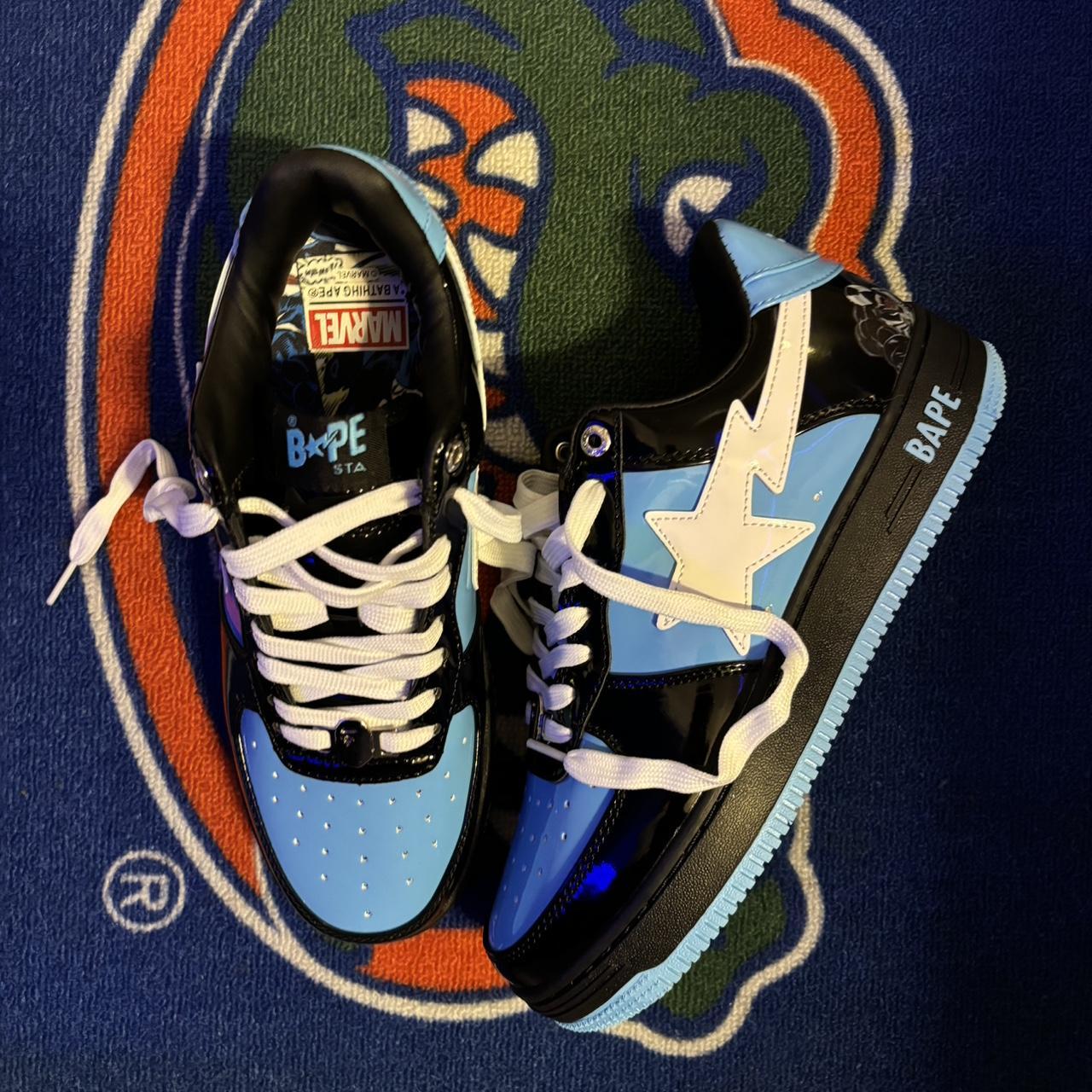 Bape Marvel x Bapesta Venom - Depop