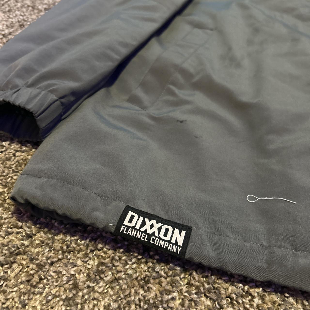 Grey dixxon wind breaker with drawstrings to adjust... - Depop