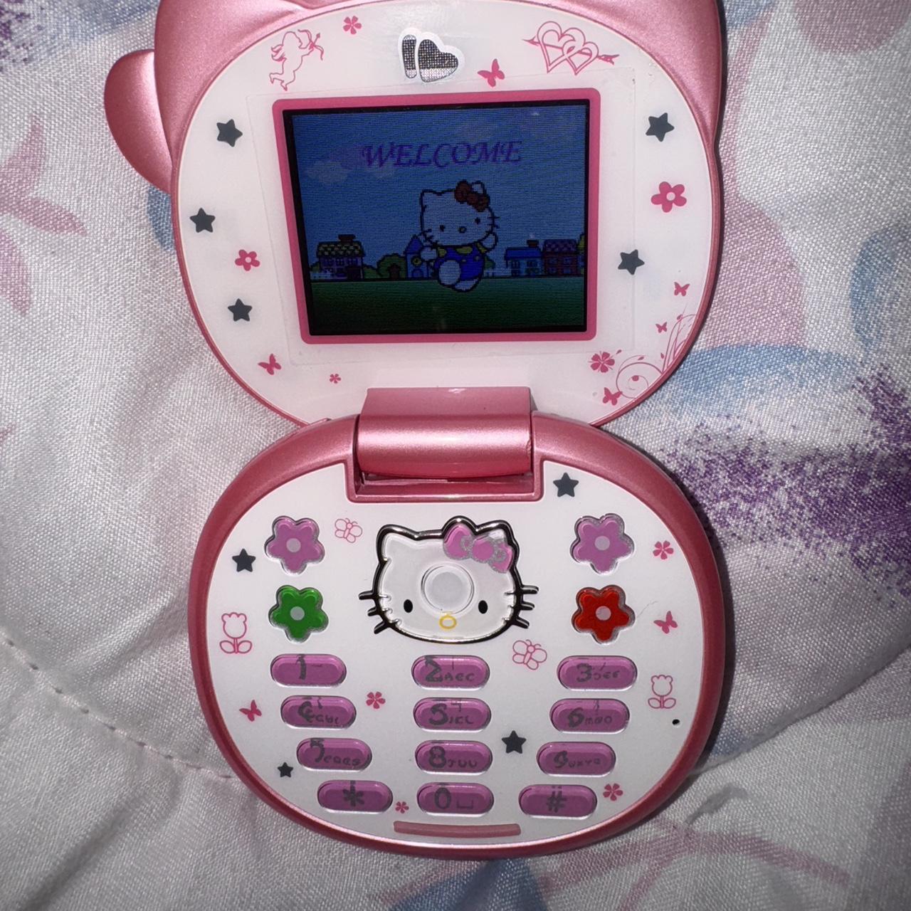 Pink Hello Kitty phone #kawaii #phoneaccessories... - Depop