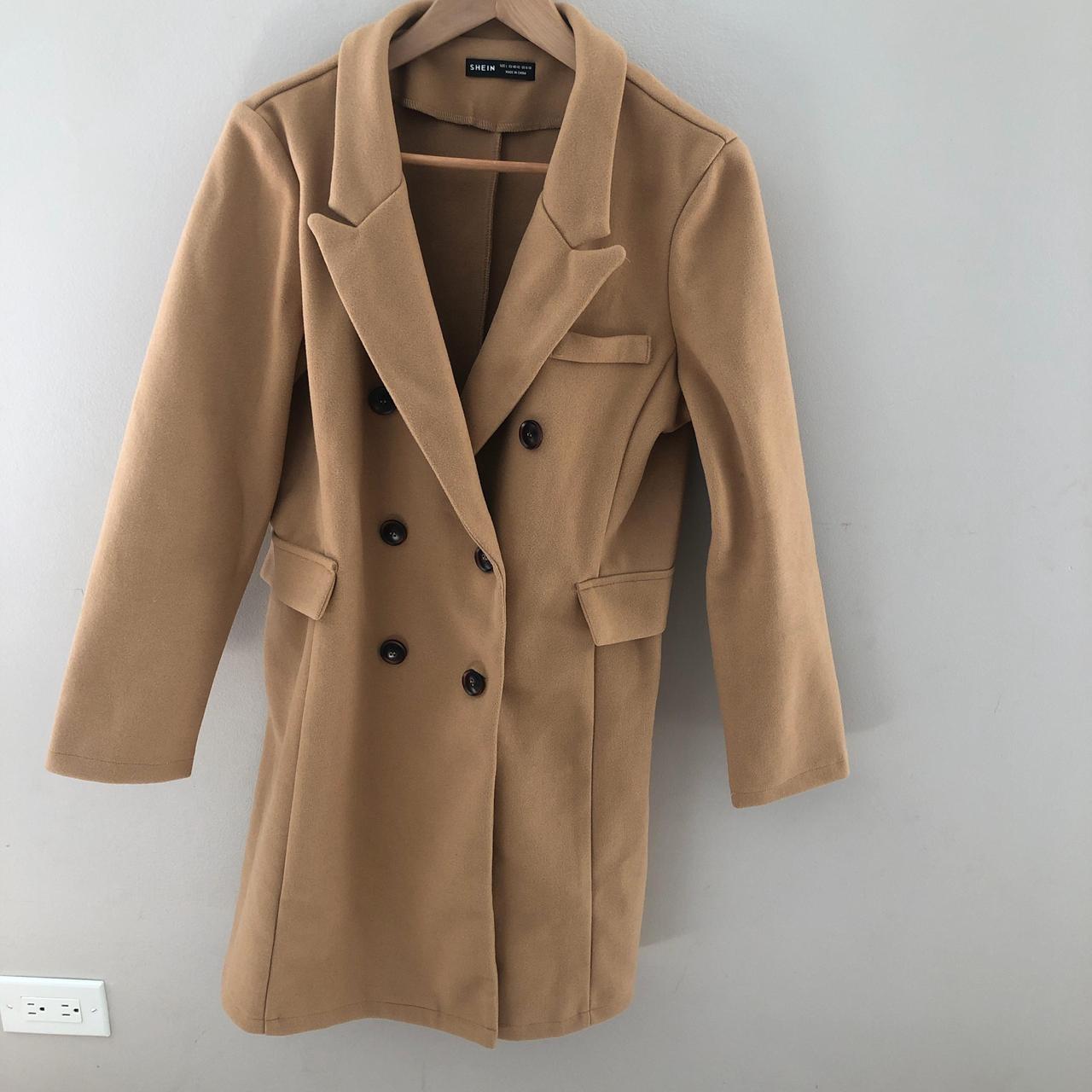 Shein Tan long coat - Depop