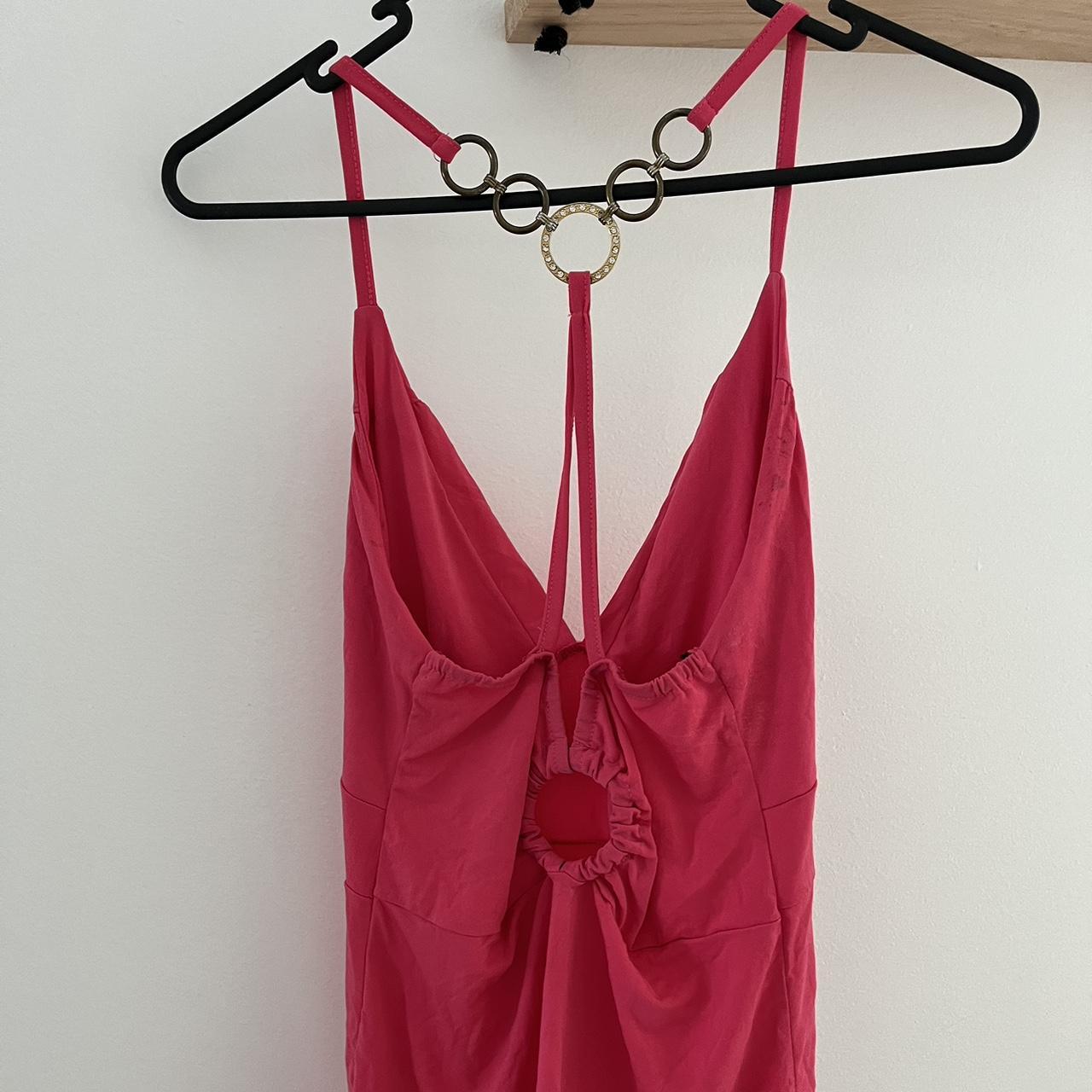 pink going out top with metal detailing 🌺🎀 bought... - Depop