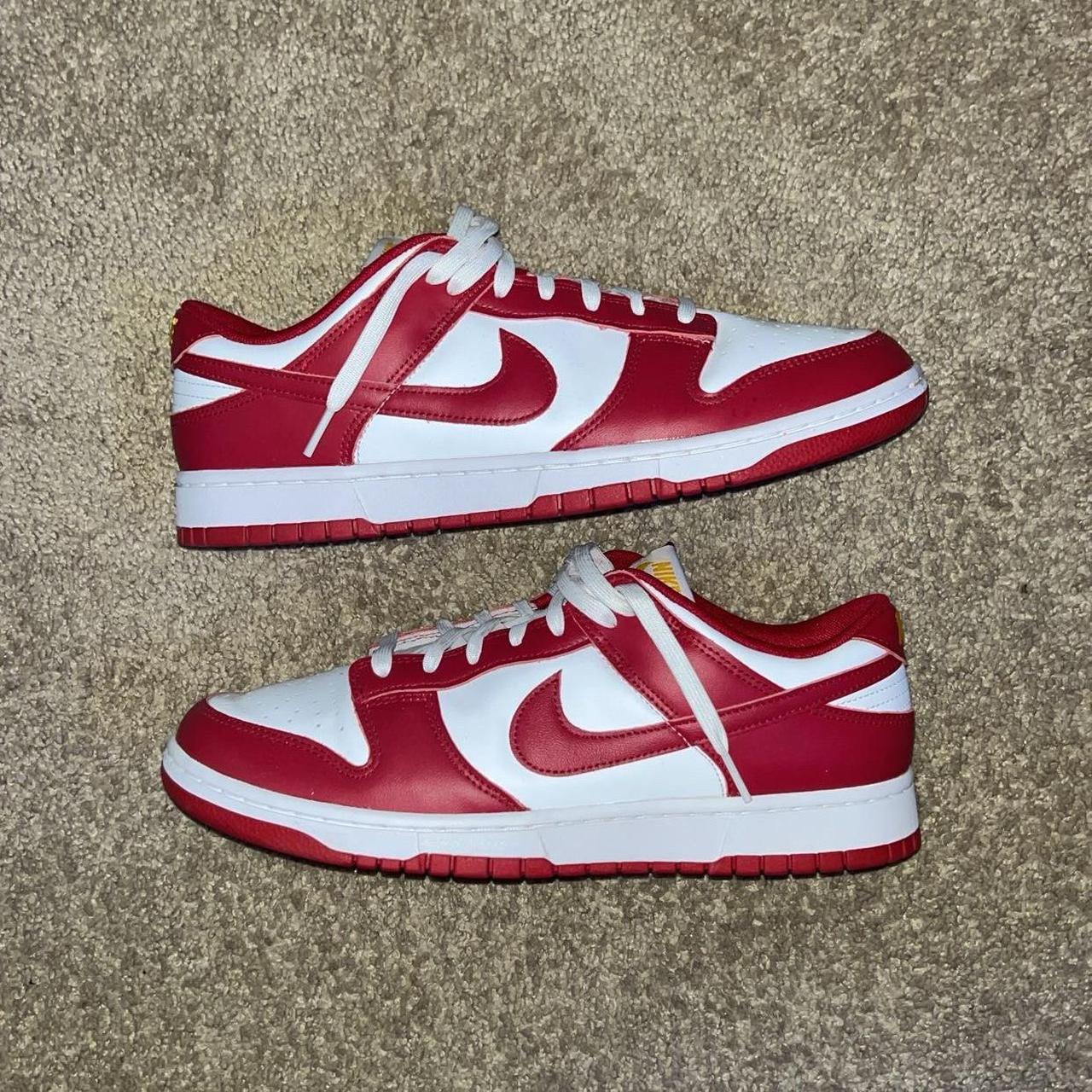 Nike Dunk Low University Red Size 12 No box... | Depop