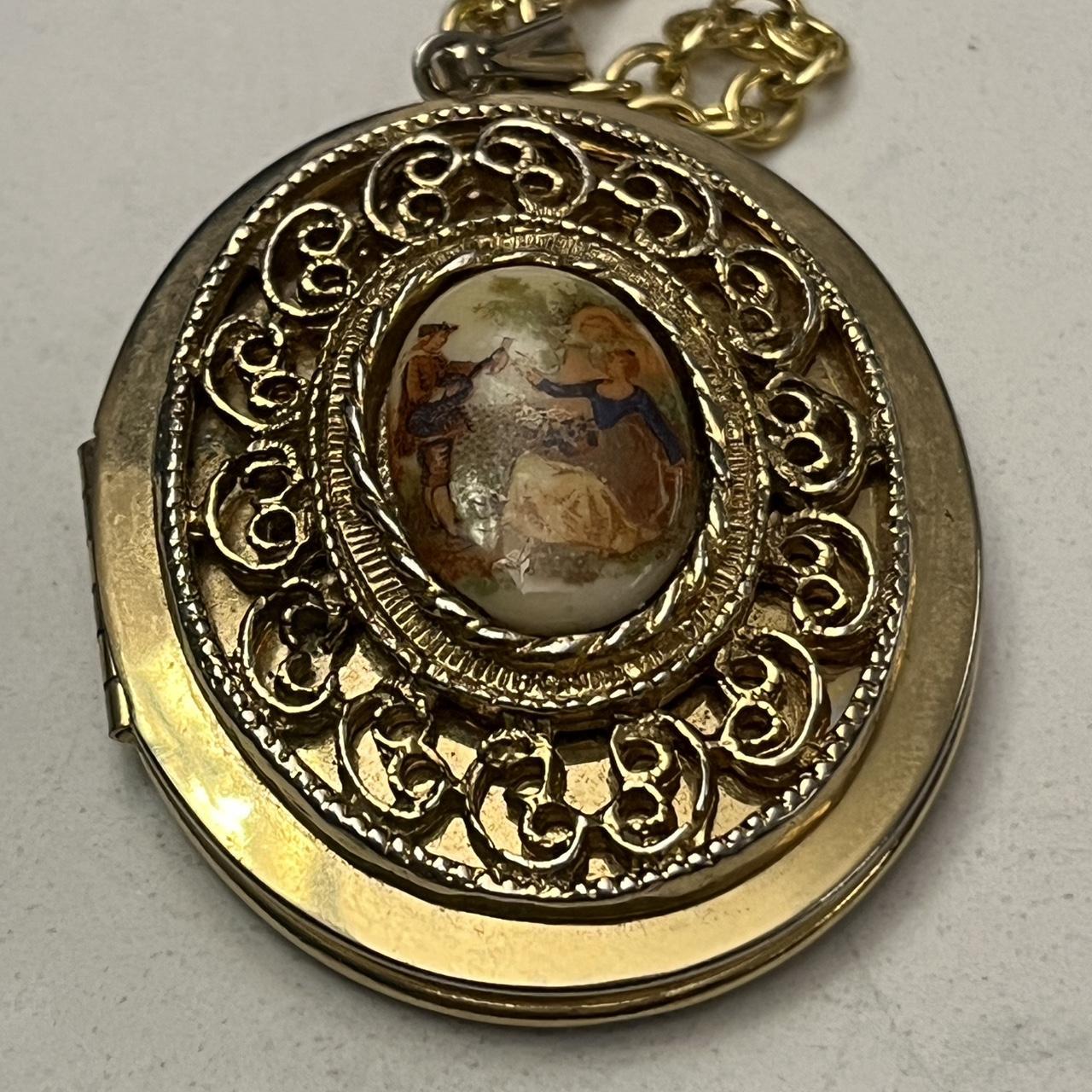 Rare and unique antique style vintage Locket... | Depop