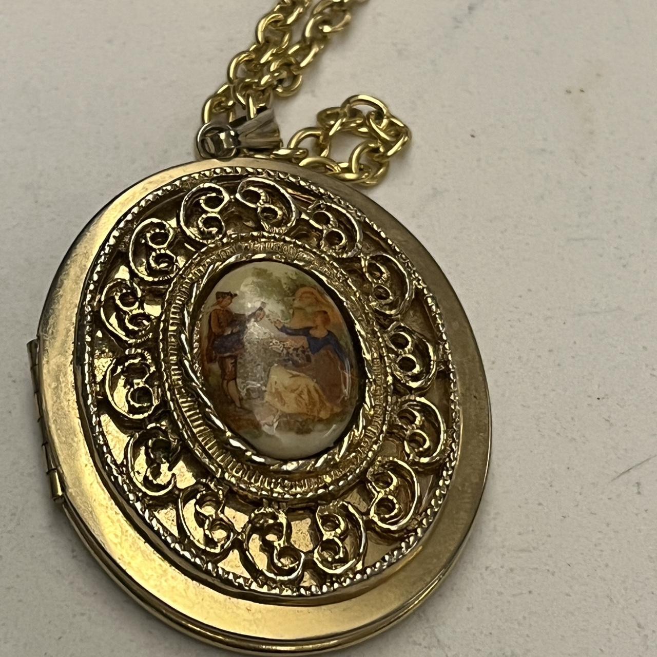 Rare and unique antique style vintage Locket... | Depop