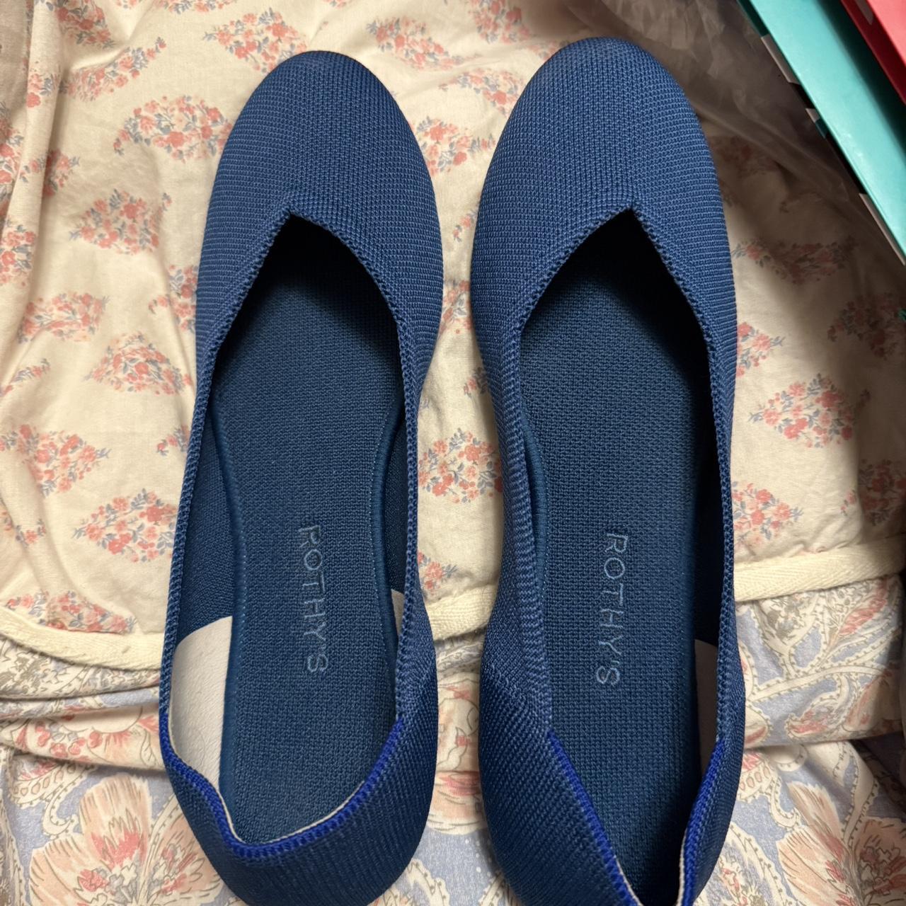 Rothy’s The Flat- Blue Color Size 10.5... | Depop