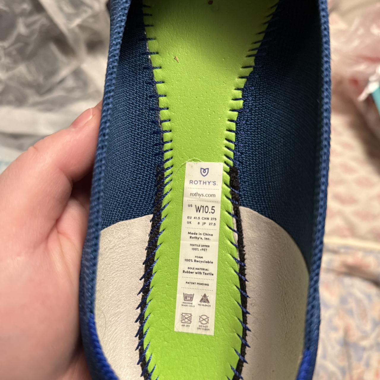 Rothy’s The Flat- Blue Color Size 10.5... | Depop