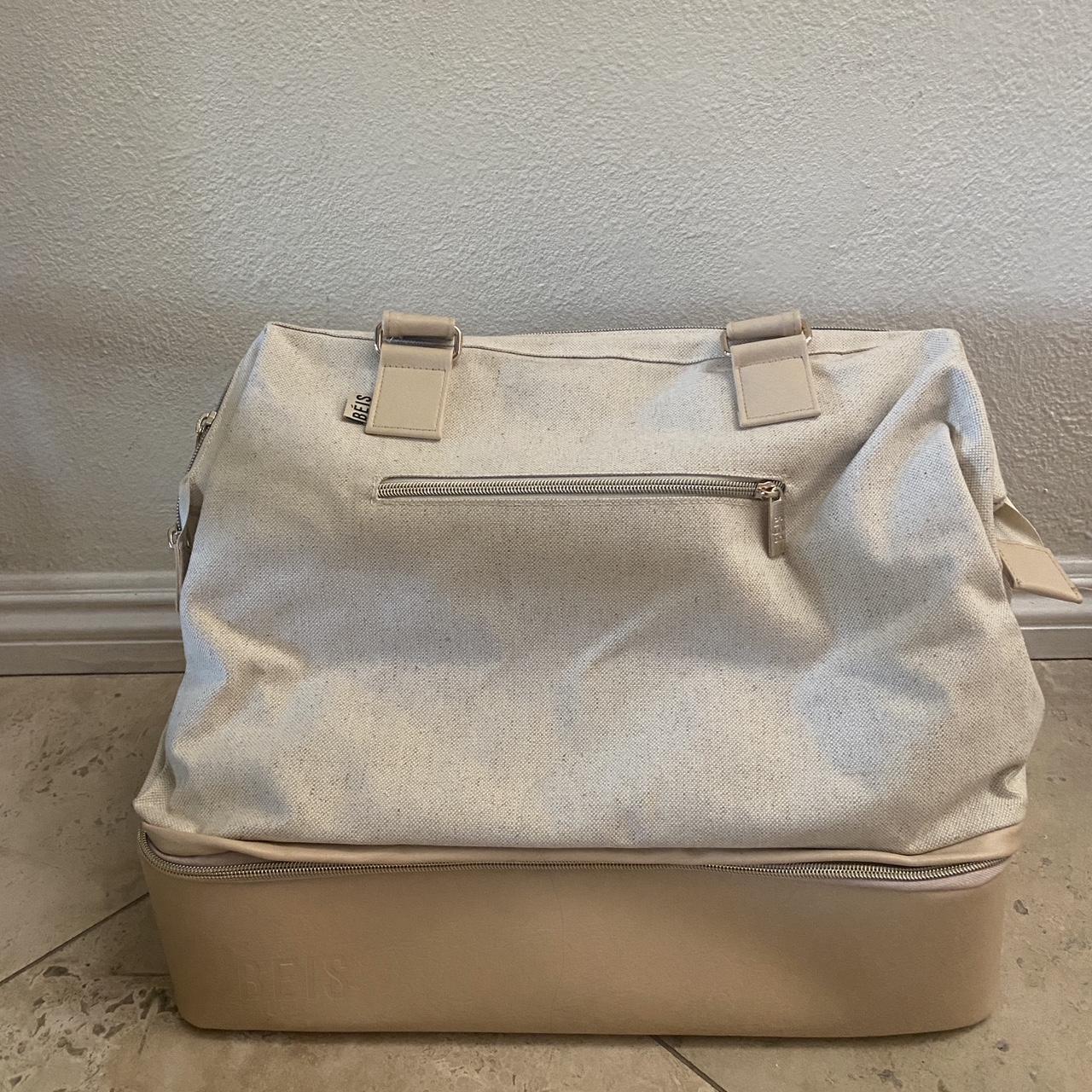Beis Mini Convertible Weekender in Beige. In perfect... - Depop