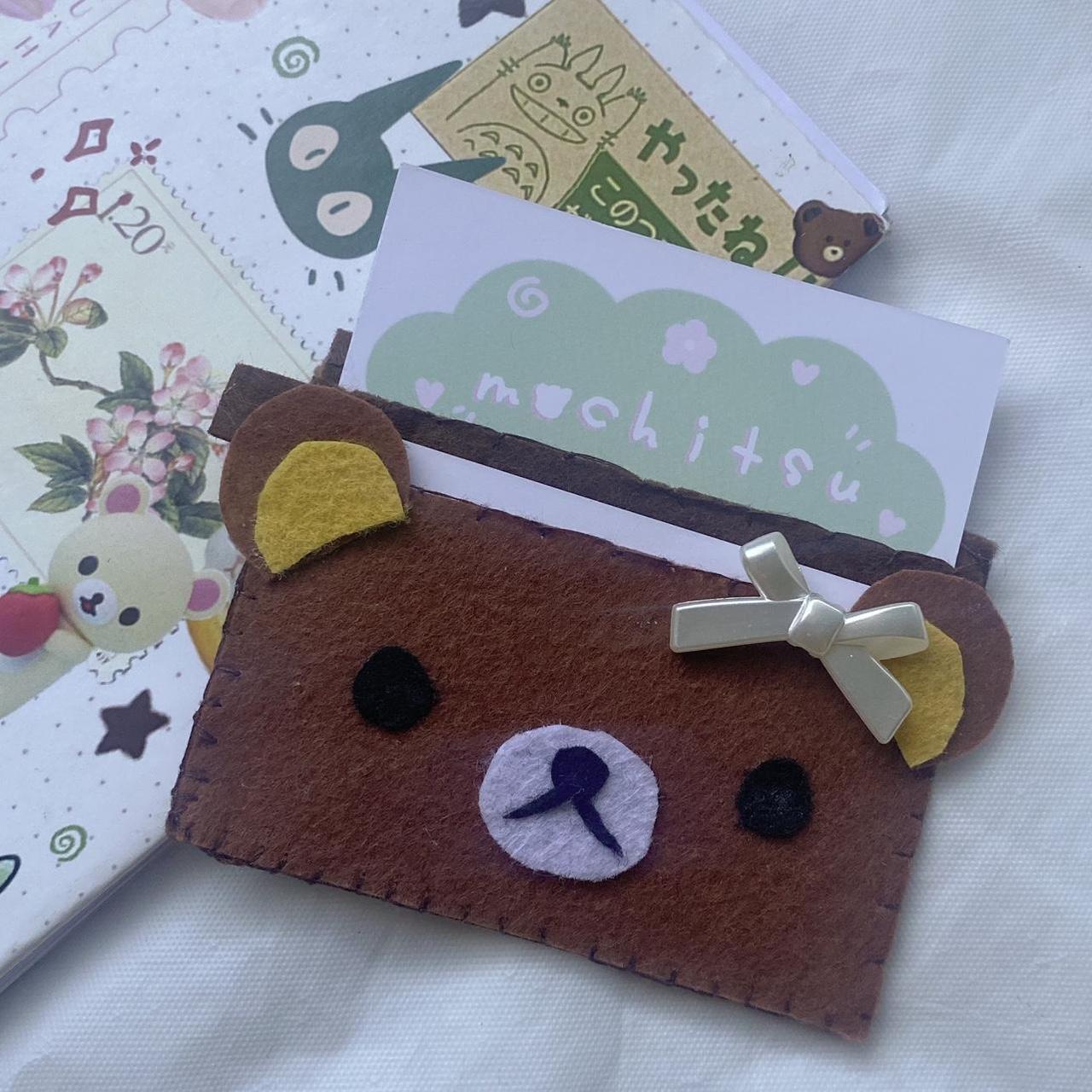 choco kuma card holder biz card is 3.5 x 2 in for... | Depop