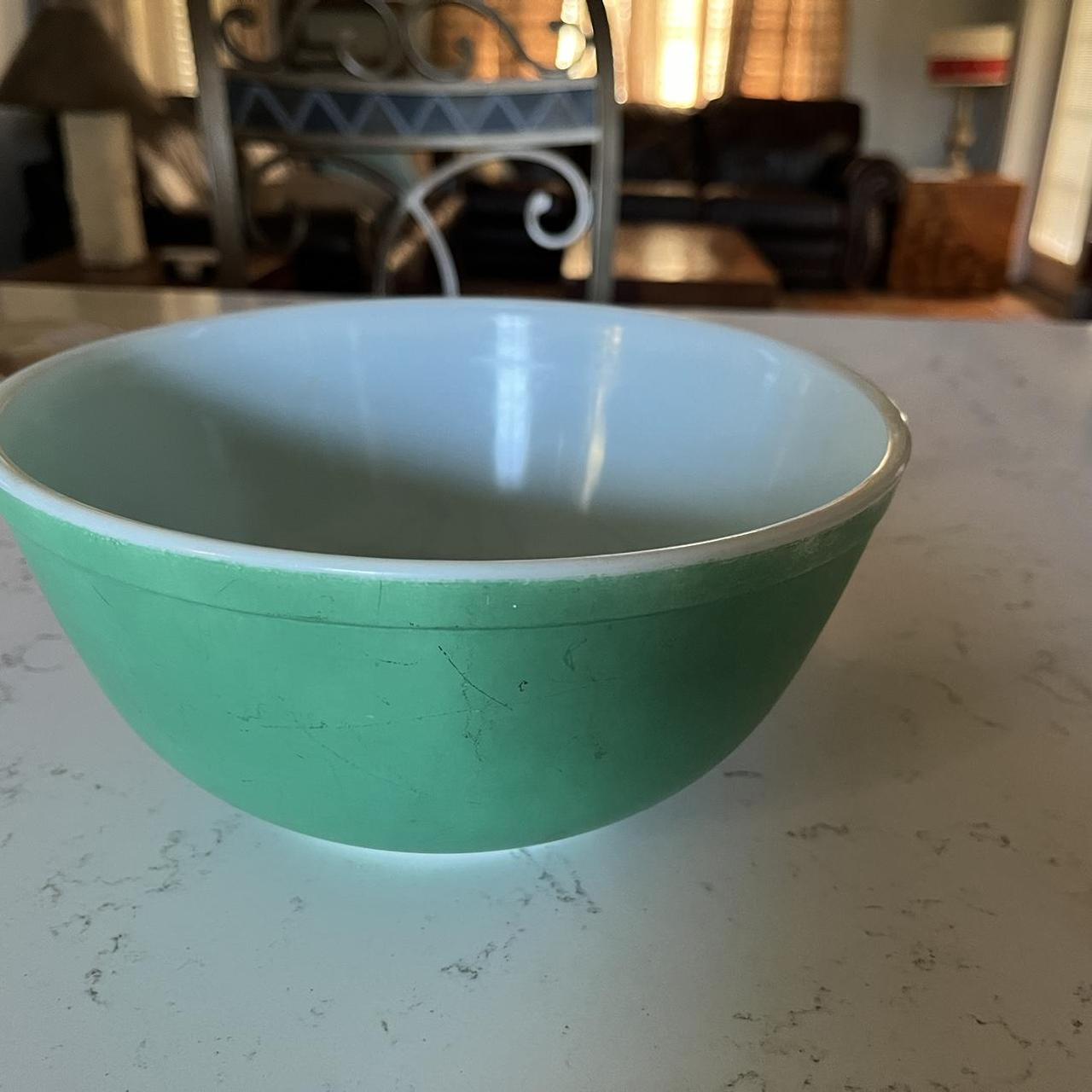 Vintage Green Pyrex Mixing Bowl Replacement Solid... | Depop