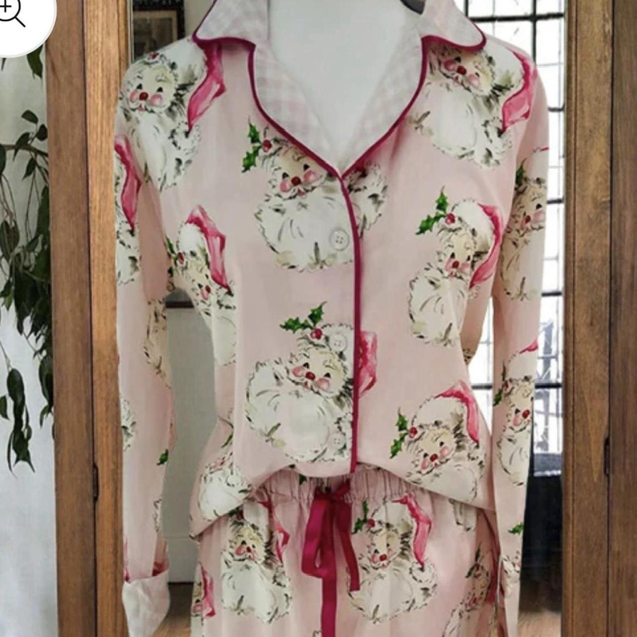 Cute pink and red vintage inspired pajamas These are... - Depop