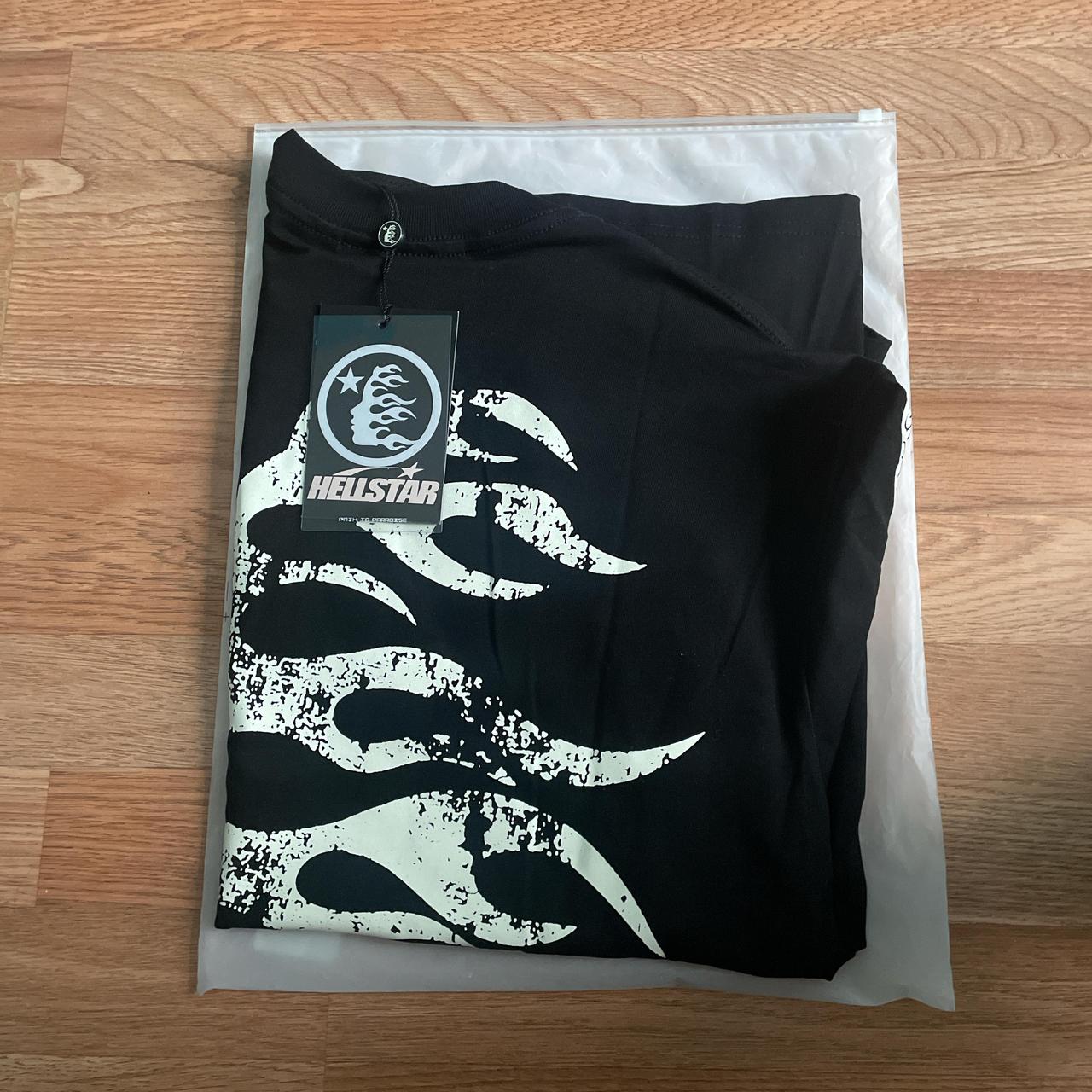 Black Hellstar flame Long-sleeve Size Large With... - Depop
