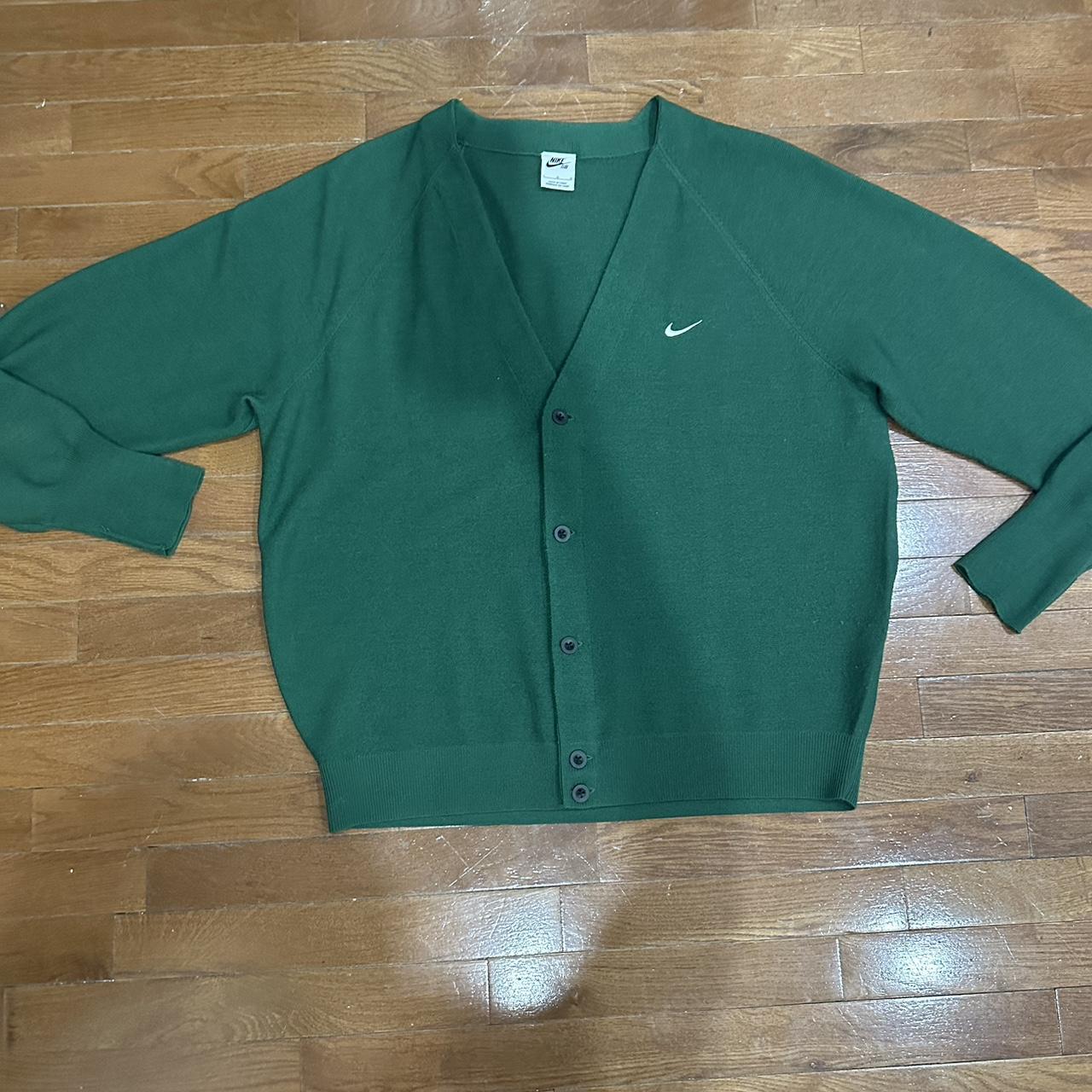 MENS Nike cardigan 2 small snags on back - Depop