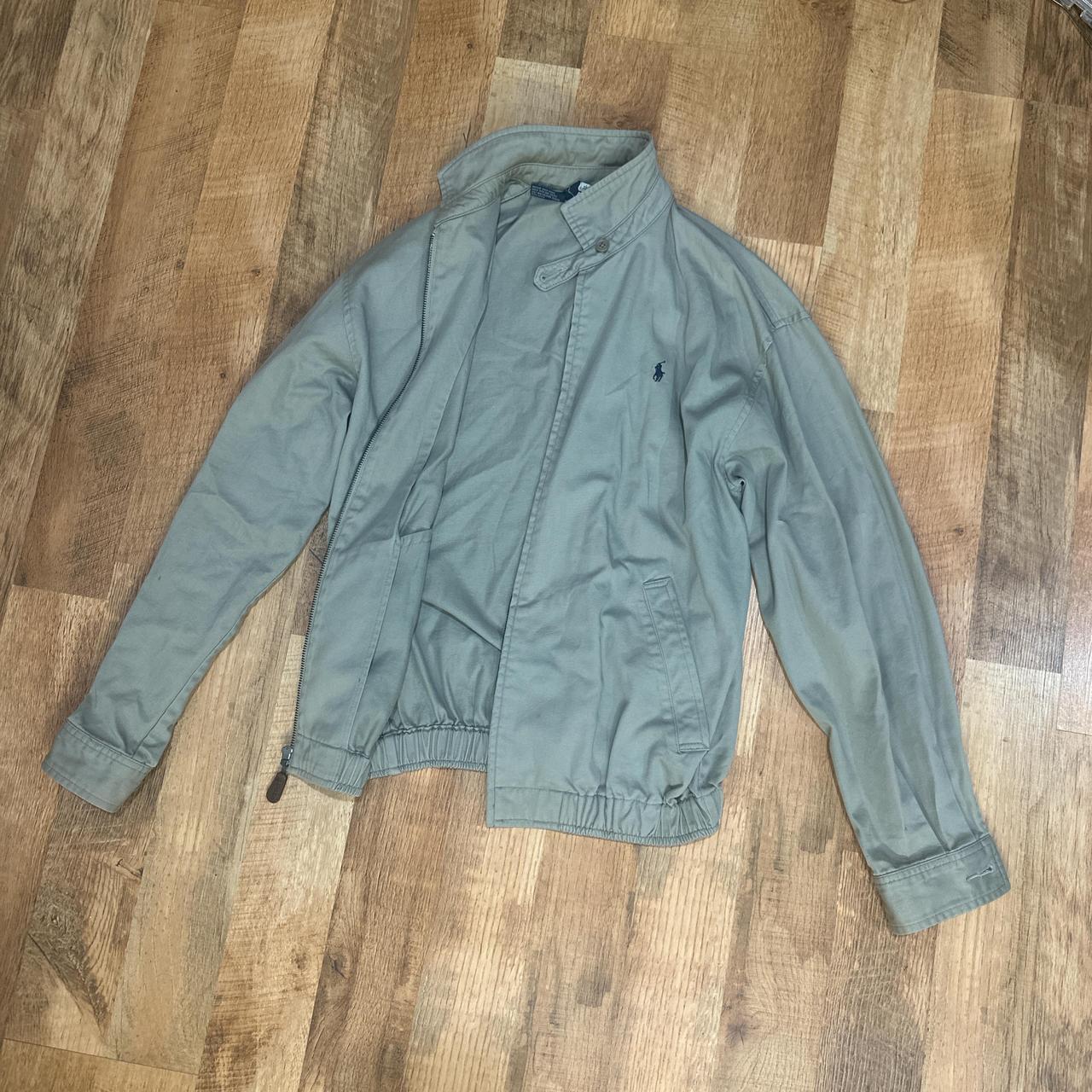 Polo Ralph Lauren tan jacket Would be perfect for a... - Depop