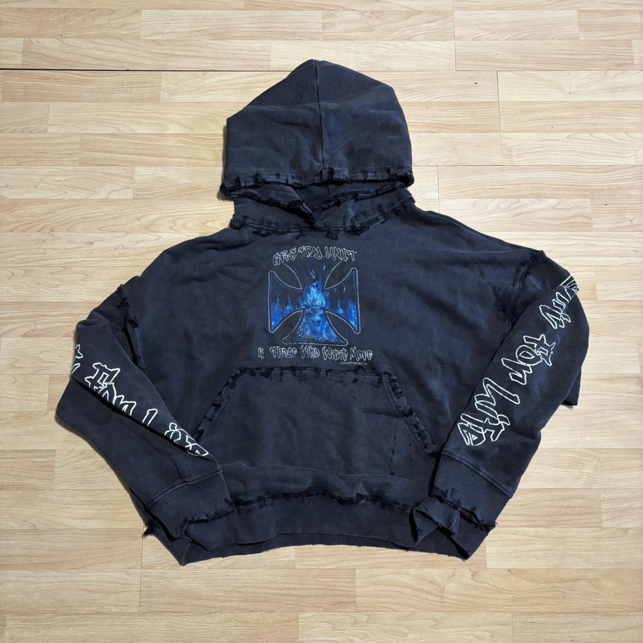 Greedy Unit Chopper Hoodie Size Small / sold out... | Depop