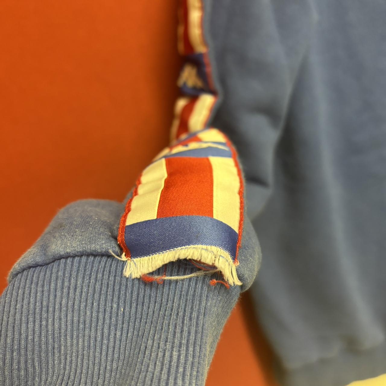 Kappa blue and navy hoodie | Depop