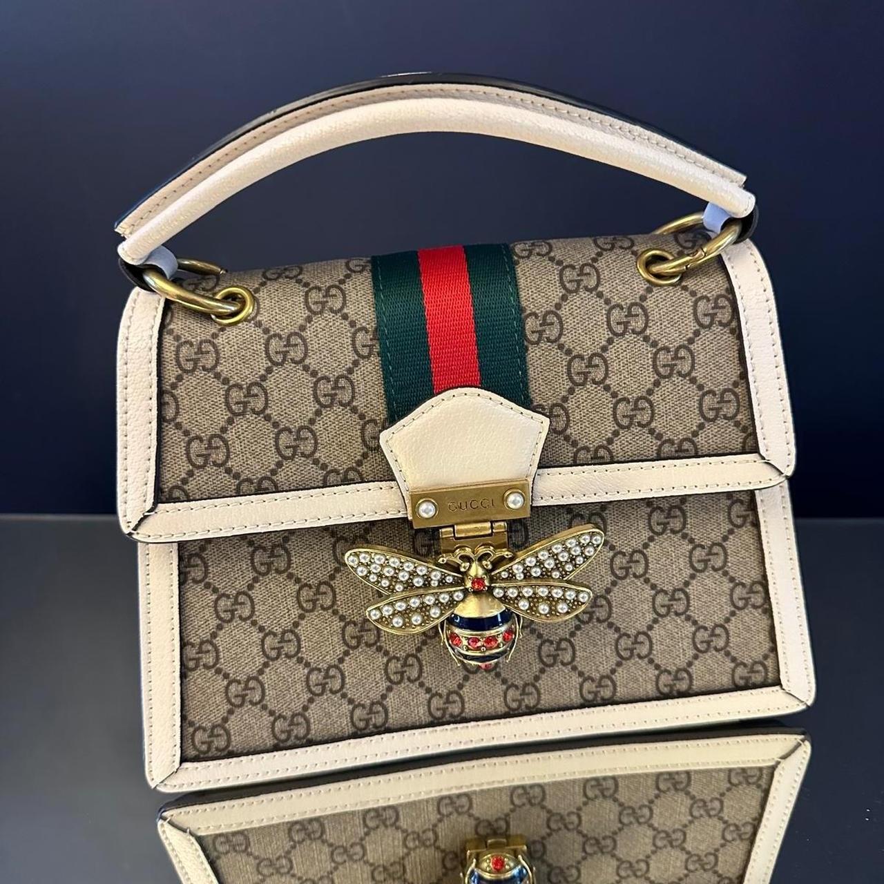 Gucci Queen Margaret cloth handbag . Excellent... - Depop