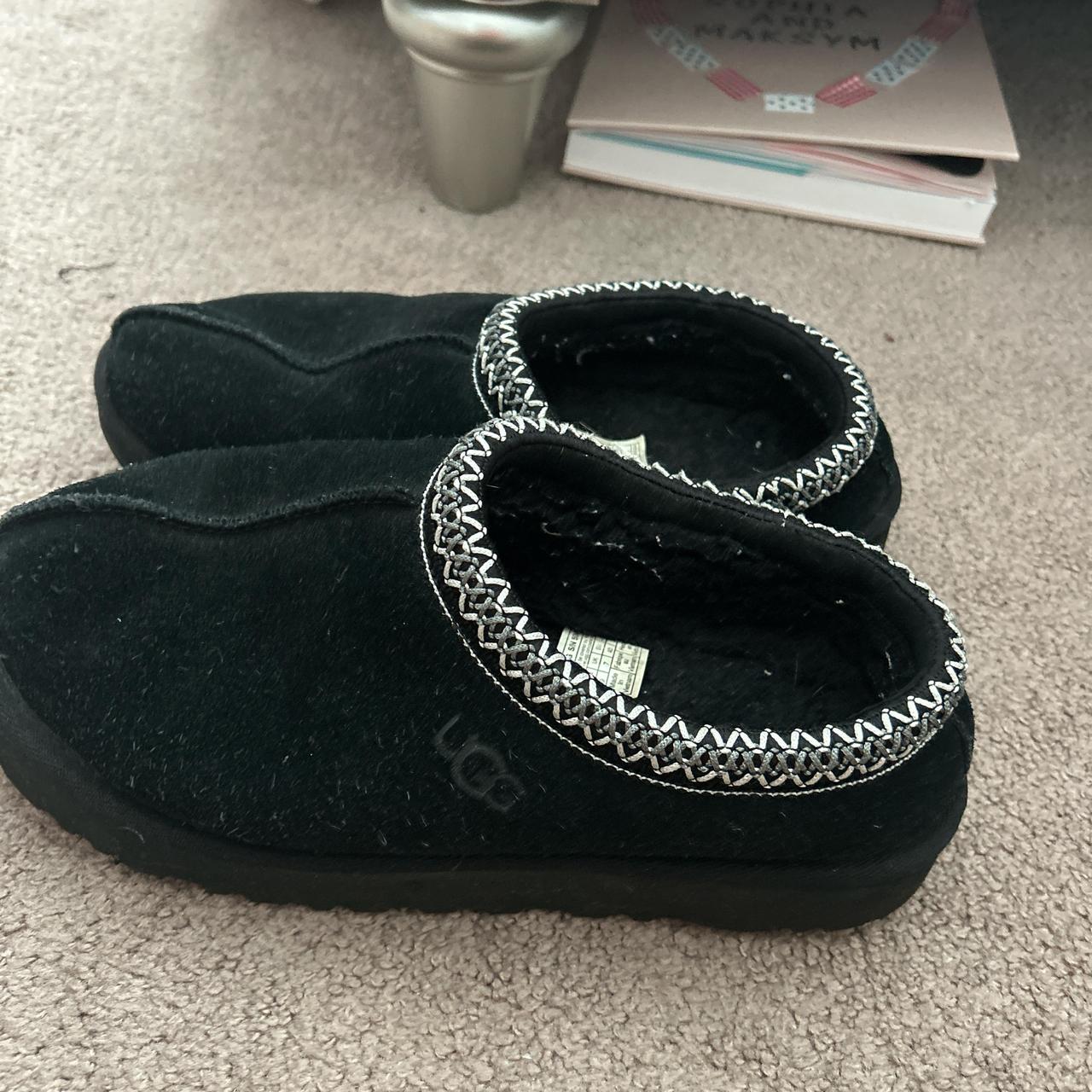 black ugg tasmans, slightly used! | Depop