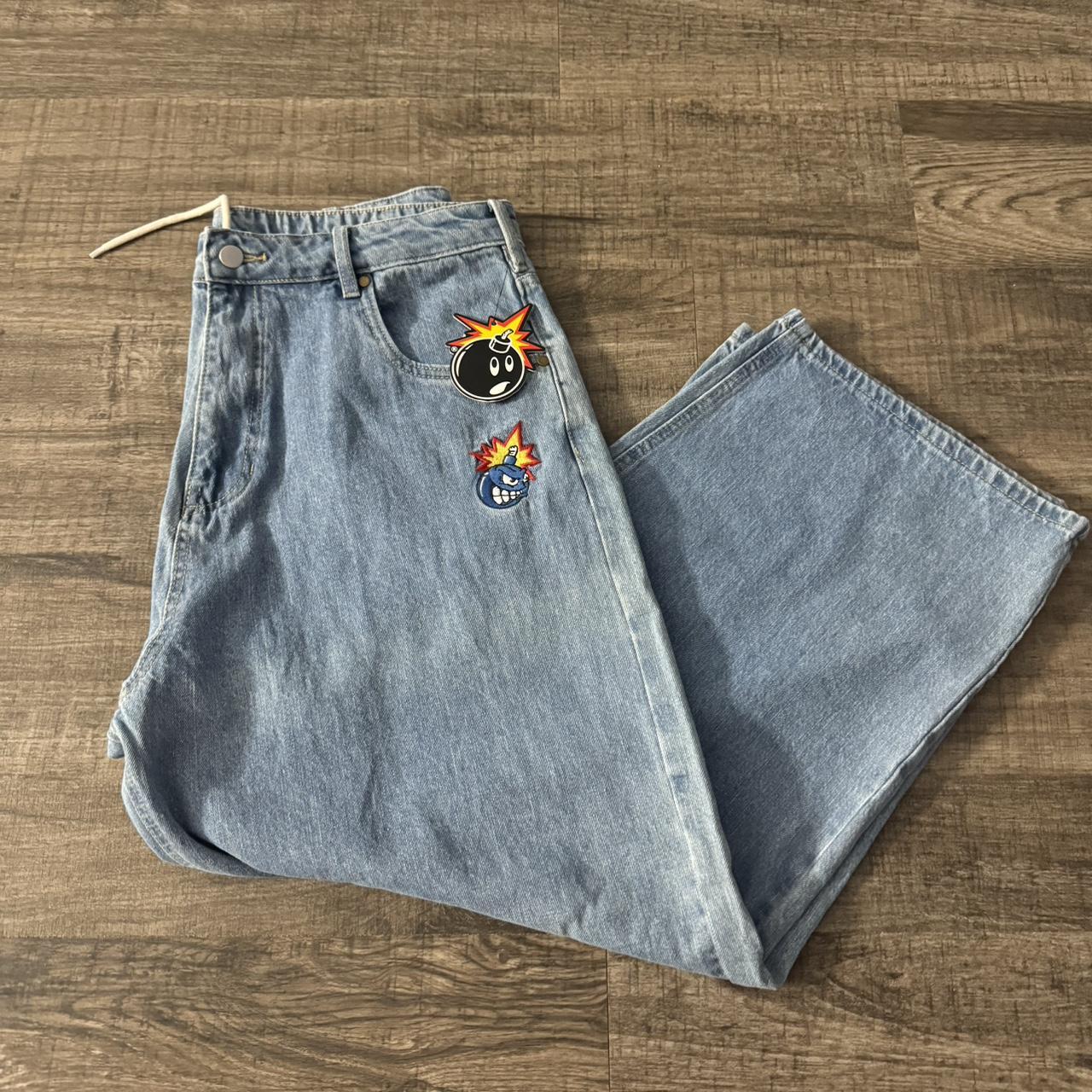 Brand new Adam Bomb baggy jeans. Size 32x32 #skater | Depop