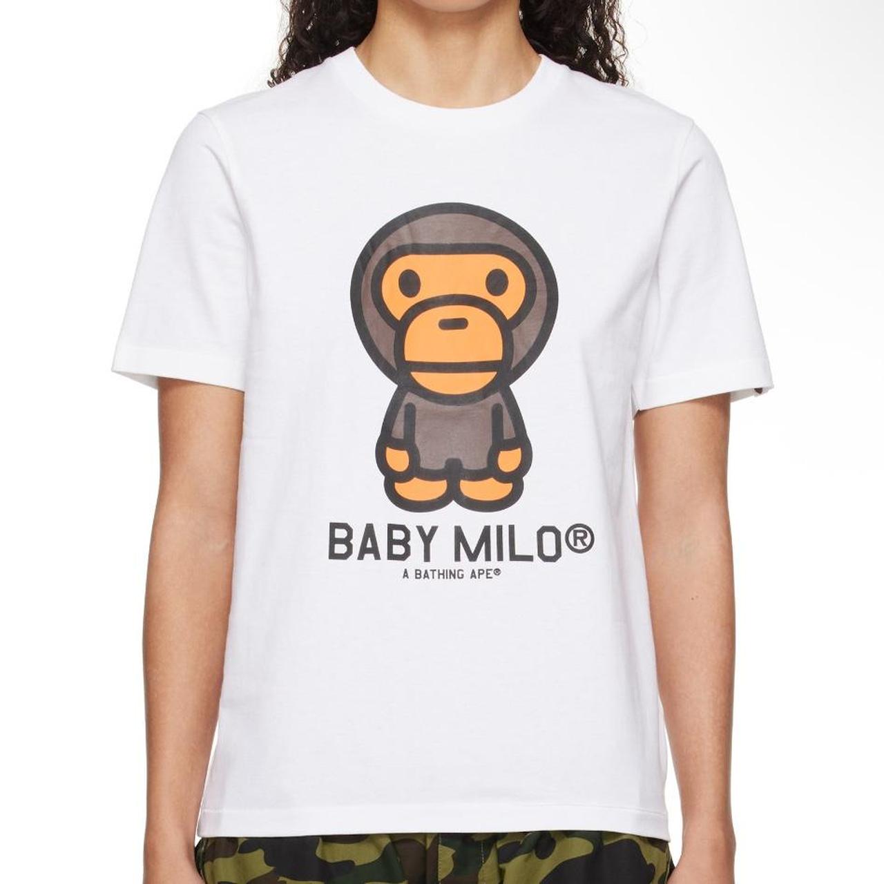 baby milo shirt xxs can fit xs bought for $100 | Depop