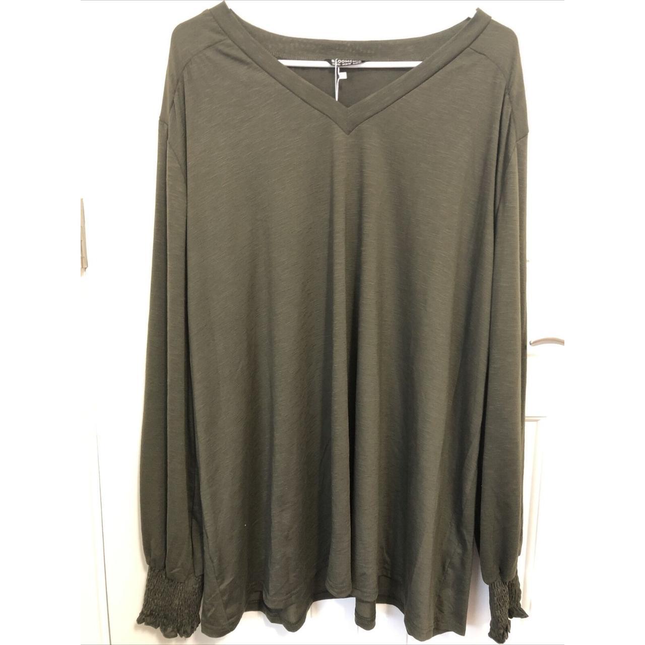 Bloom Chic Long Sleeve Blouse Size 22/24 3XL This... - Depop