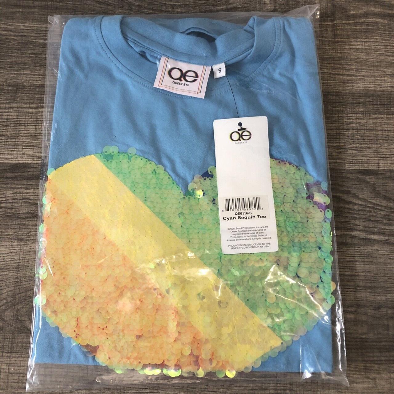 Queer Eye Black Rainbow Pride Tee XL NWT Show off... - Depop