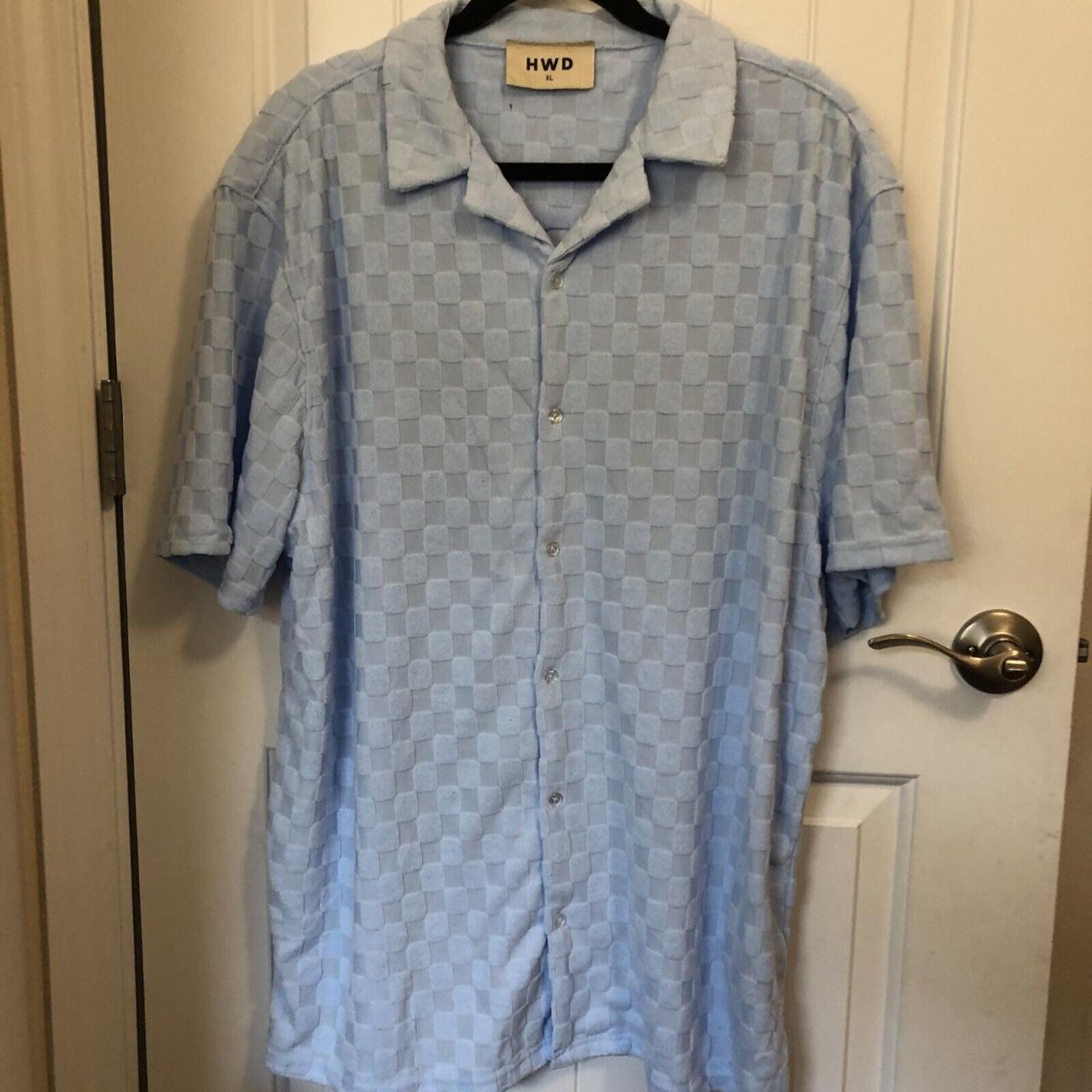 HWD Check Knit Polo Size XL. New Without Tags Baby... | Depop