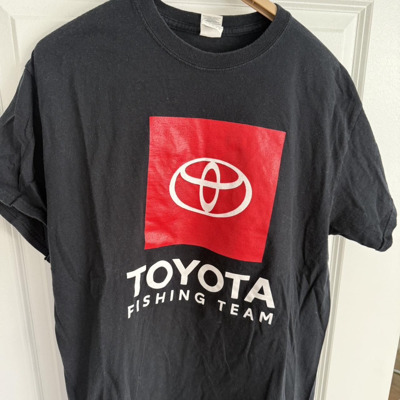 Black Toyota fishing team tee #fishinglife | Depop