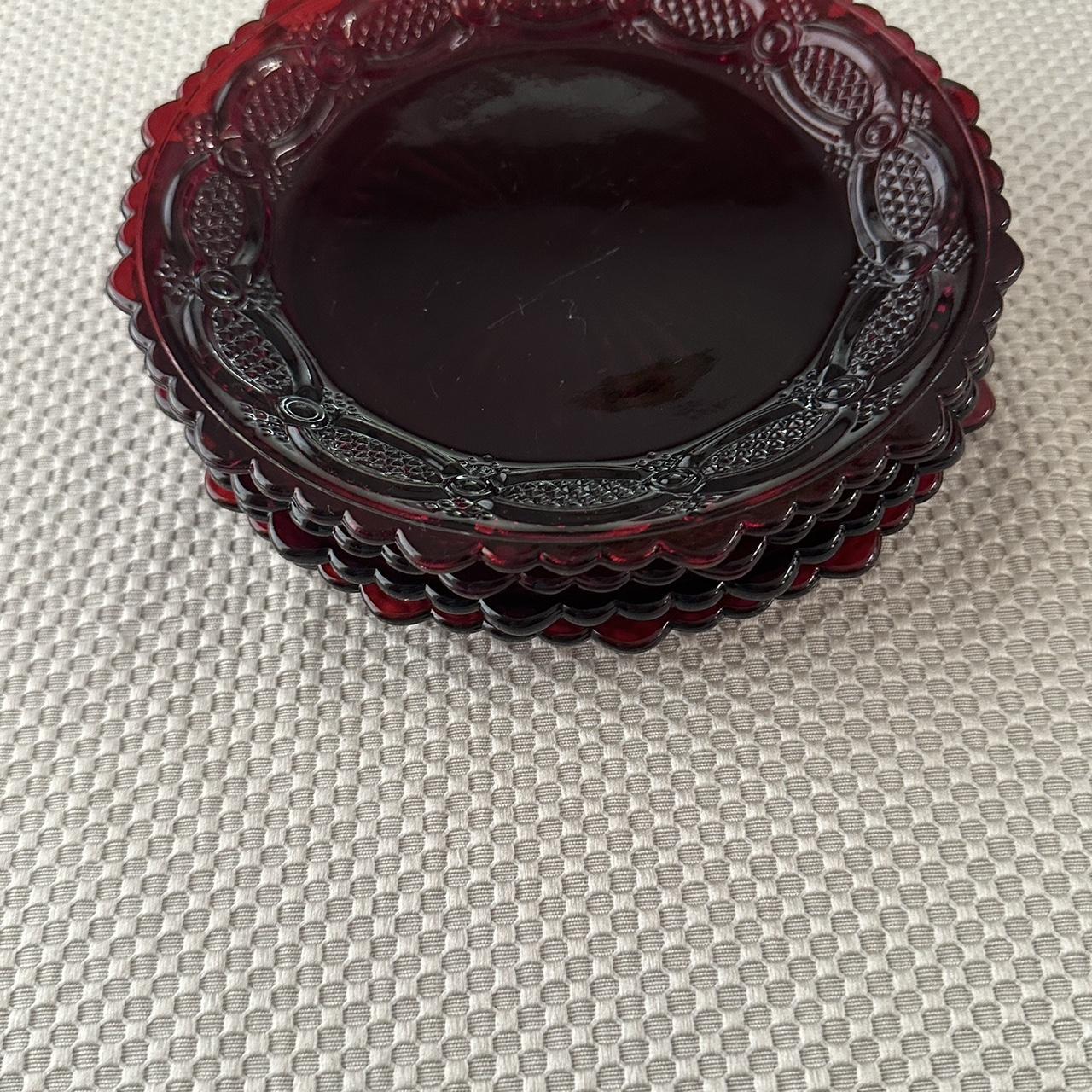 Avon Cape Cod plates set of 4 - Depop