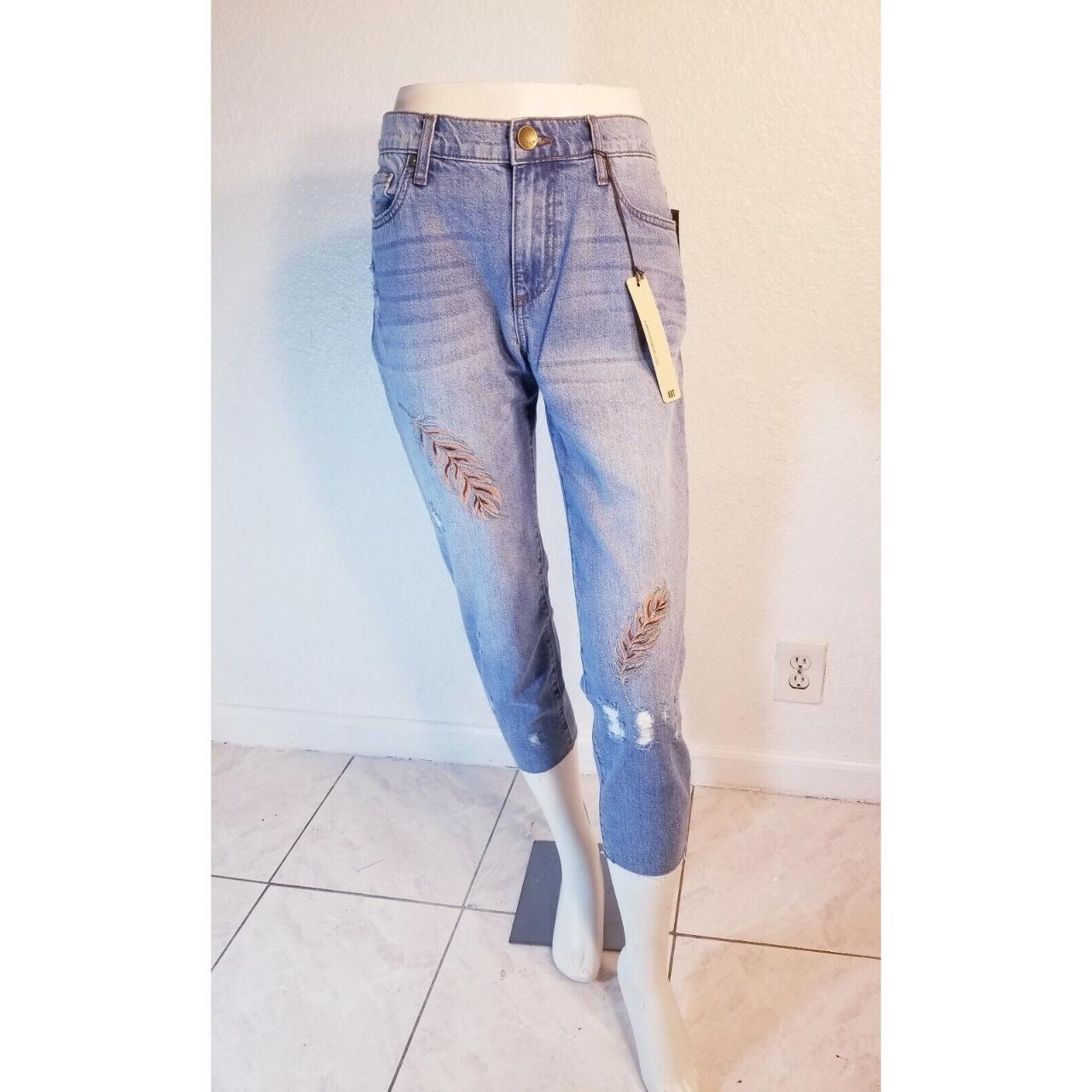 Kut From The Kloth Womens (6) Allie Crop Denim Jeans... - Depop