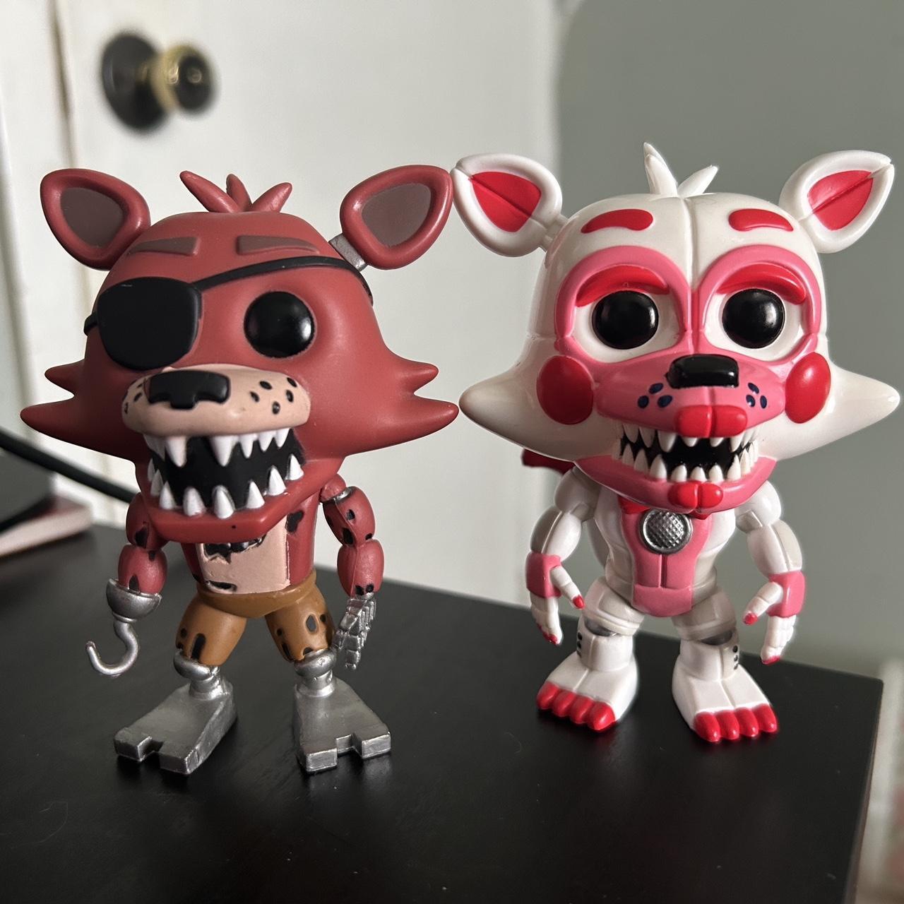 FNAF Foxy + Funtime Foxy Funko Pop Figures - theyre... - Depop