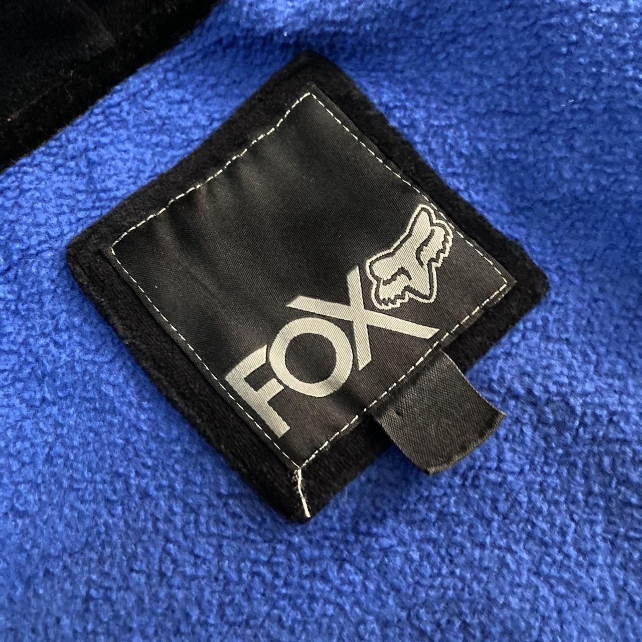 Fox Racing blue zip up hoodie #skater Floral... | Depop