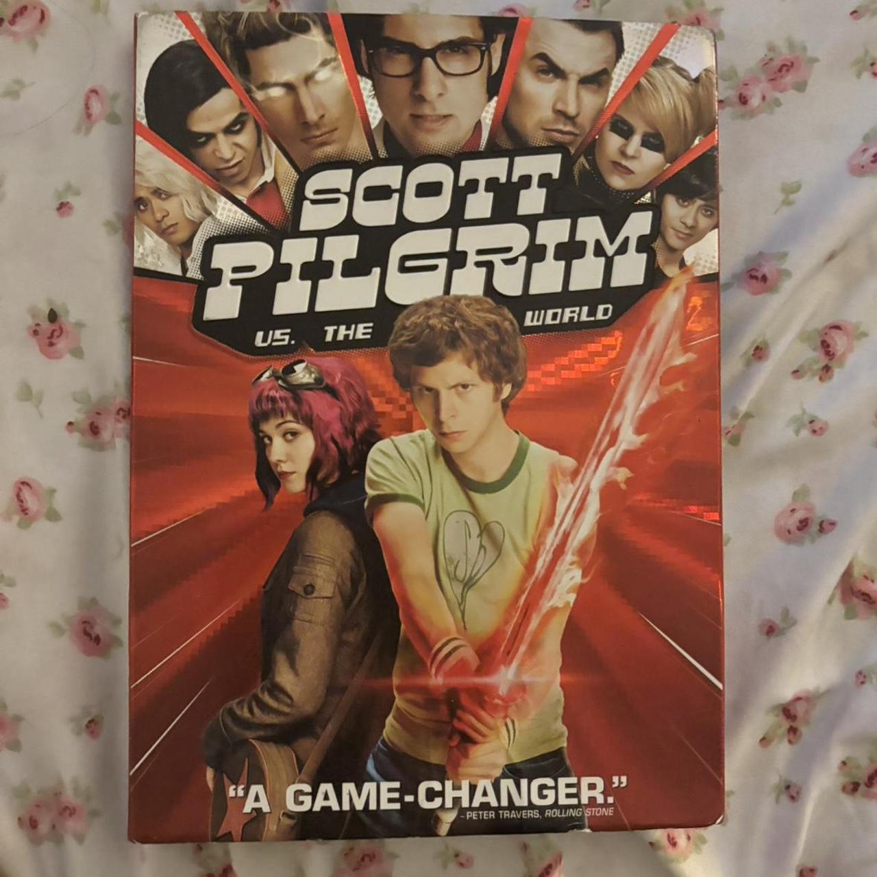 og scott pilgrim dvd, with a photo card & red dvd... - Depop