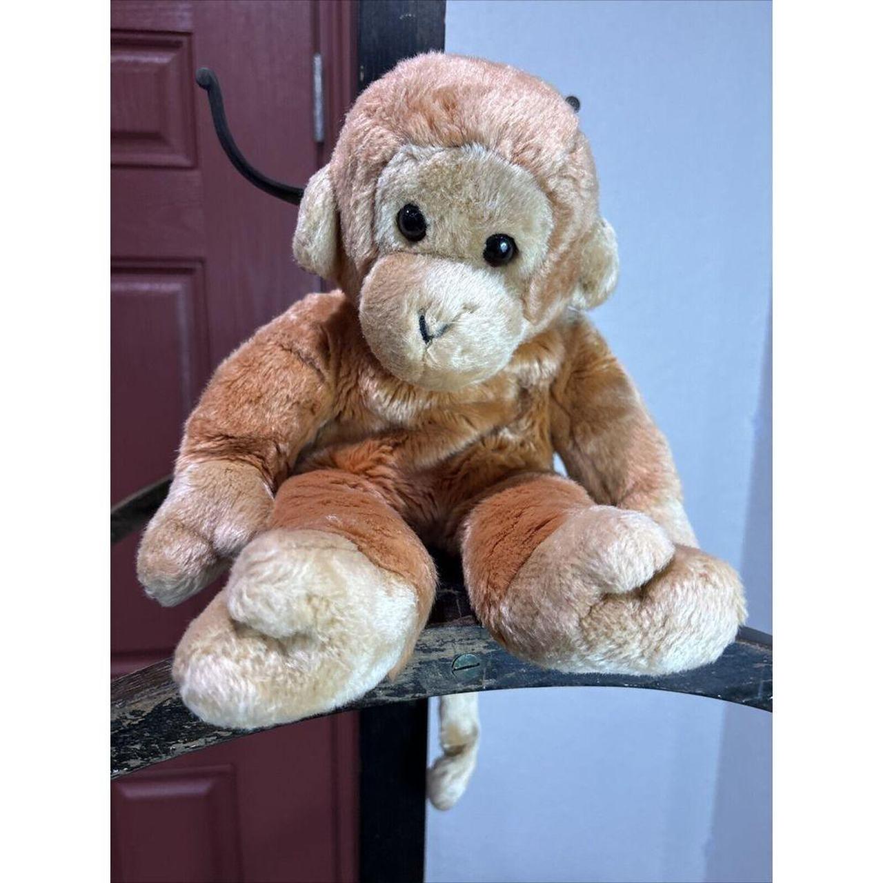 Vintage 1998 Ty Beanie Buddies 14" Bongo the Monkey... - Depop