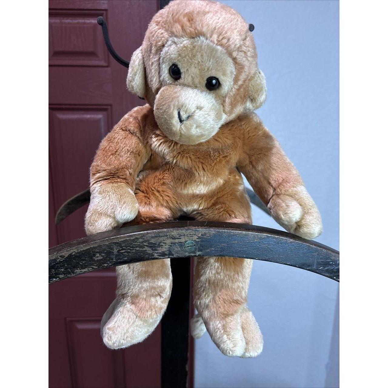 Vintage 1998 Ty Beanie Buddies 14" Bongo the Monkey... - Depop