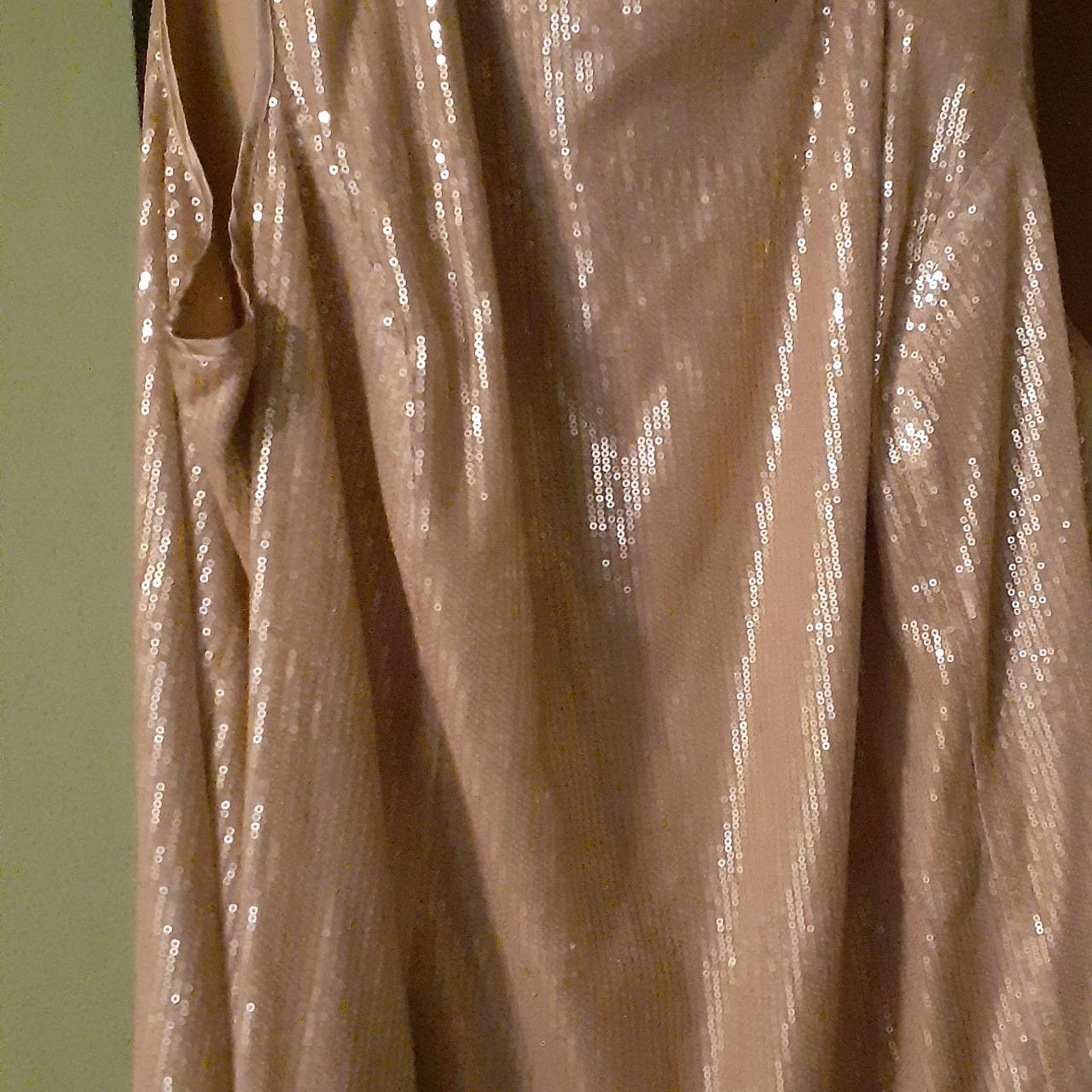 Sequined plus size tank top. Size 3x. NEW Beige.... - Depop