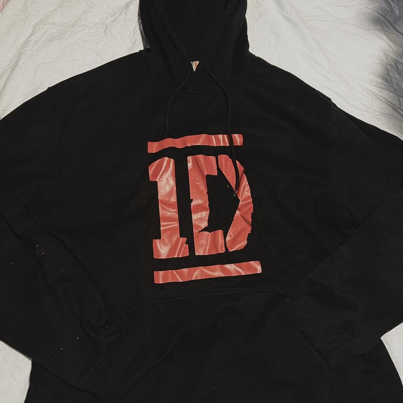 Size XL One Direction Hoodie Black - Depop