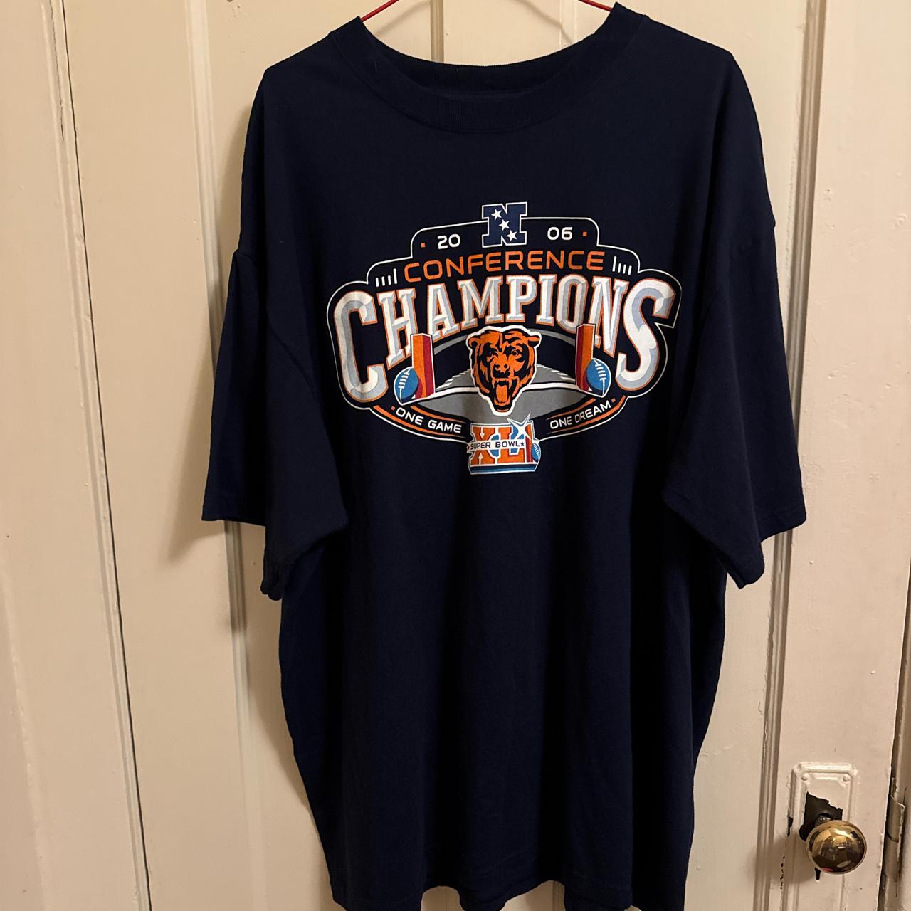 2006 Bears Conference Champions tee. Navy blue. No... - Depop
