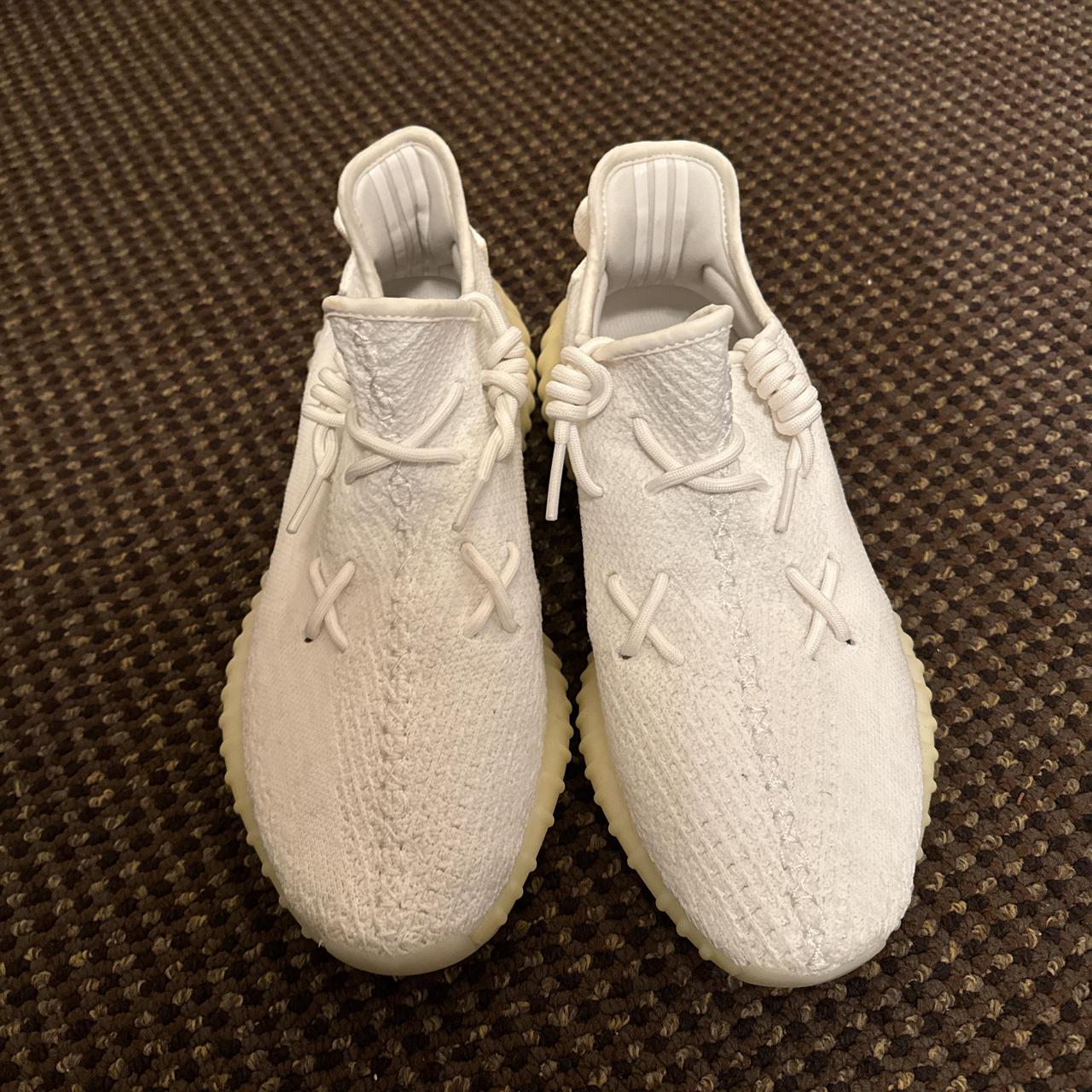 Yeezys boost 350 V2 creams/triple white - Size 11... - Depop