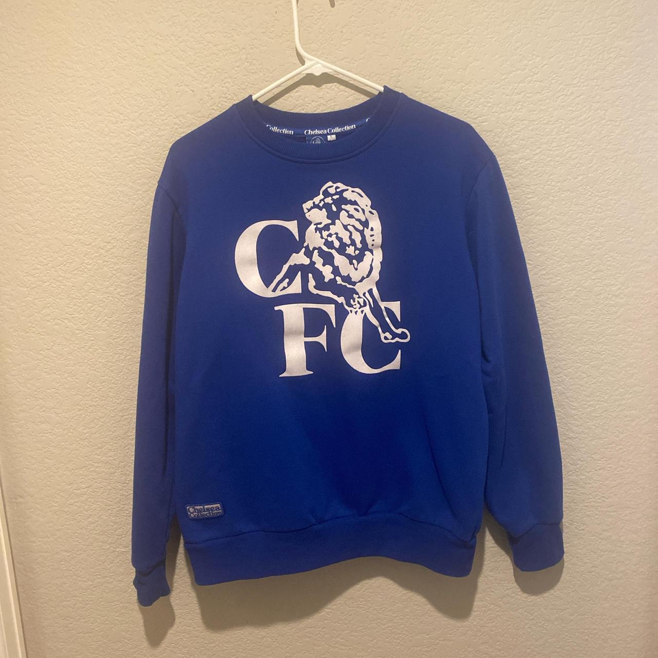 Large Chelsea FC retro logo sweatshirt *$70+ on CFC... - Depop