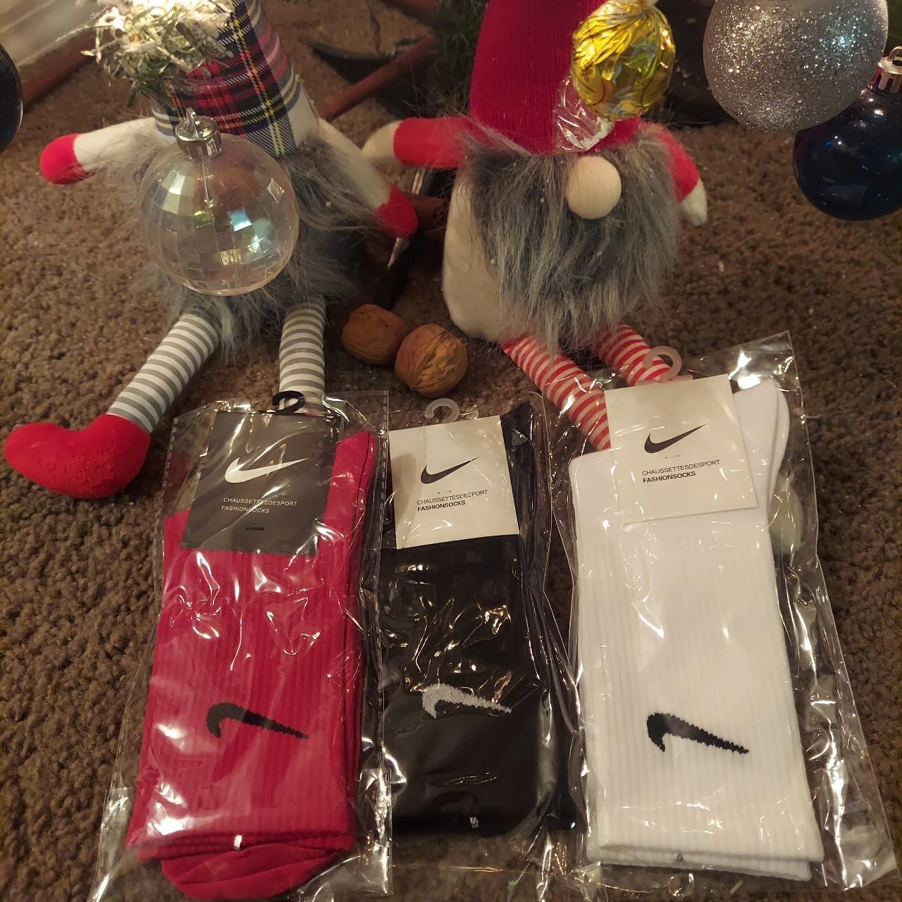 Set of 3 pairs of Nike socks... - Depop