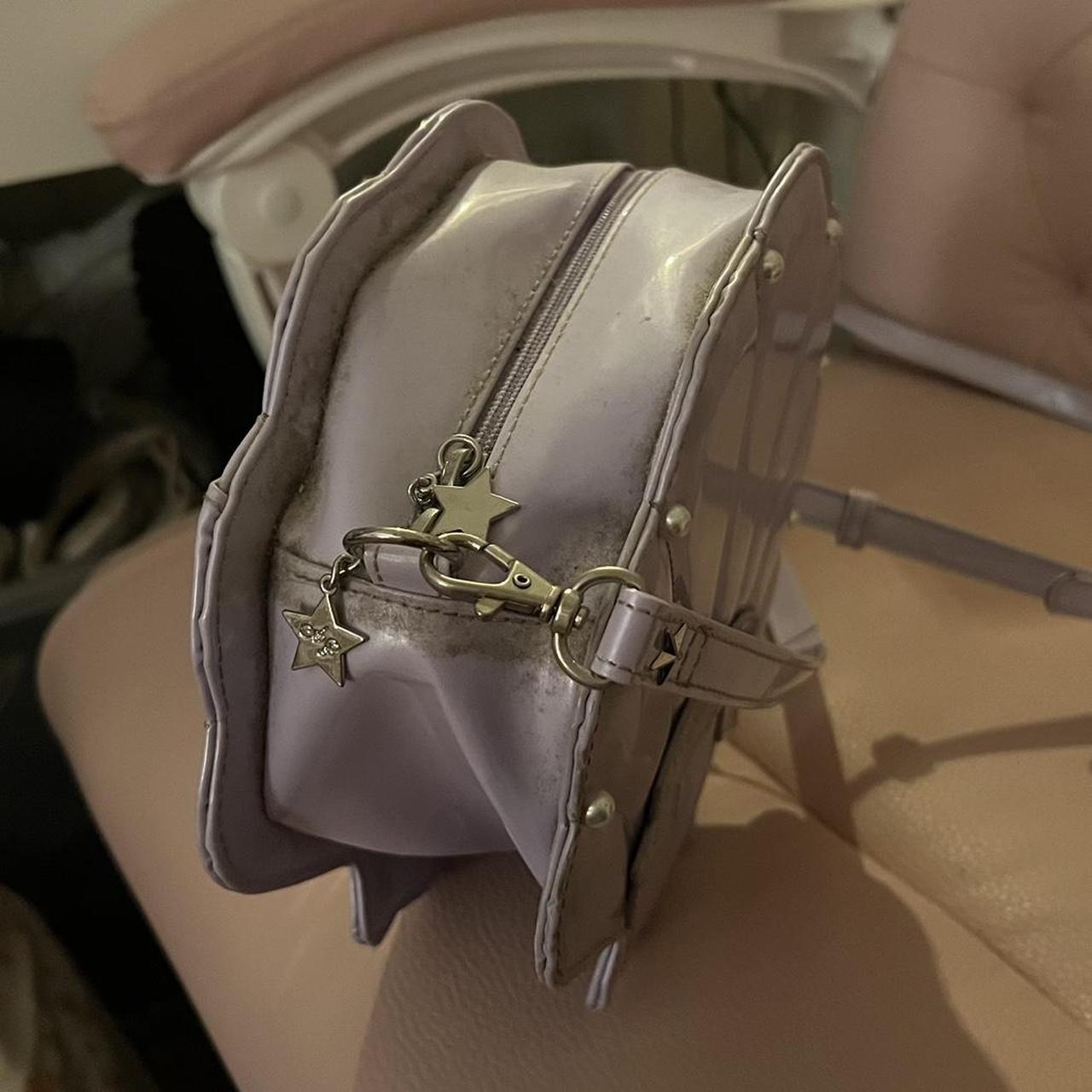 angelic pretty pearl shell pochette in lavender... - Depop