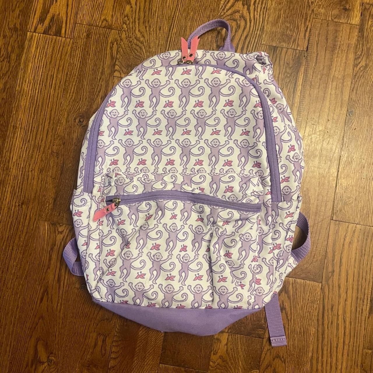 Pottery Barn Colby Roller Rabbit Lavender Monkey... | Depop