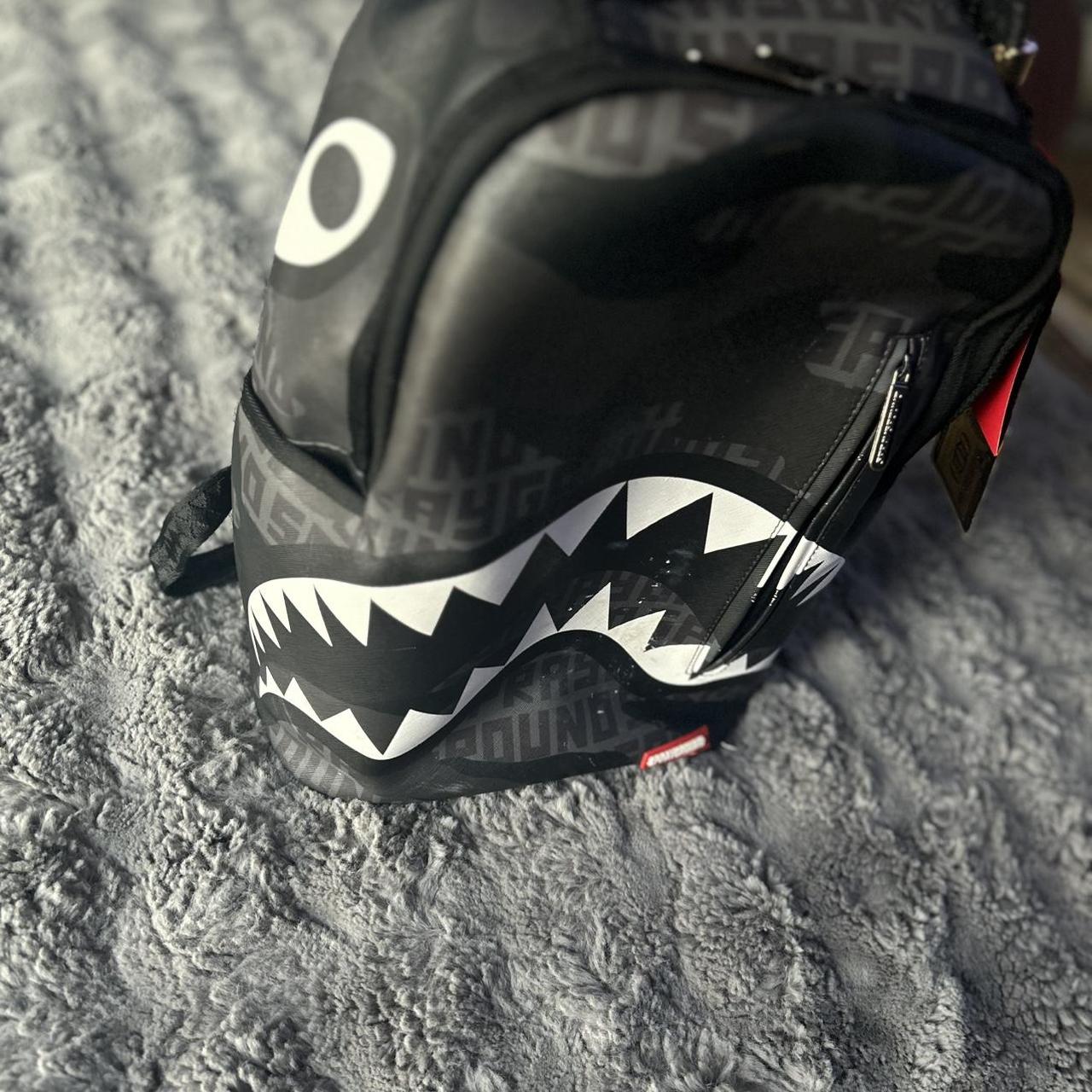 Sprayground backpack Limited edition Golden... - Depop