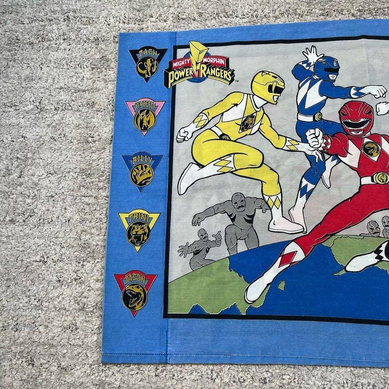 Vtg Mighty Morphin Power Rangers Pillow Case 1994... | Depop